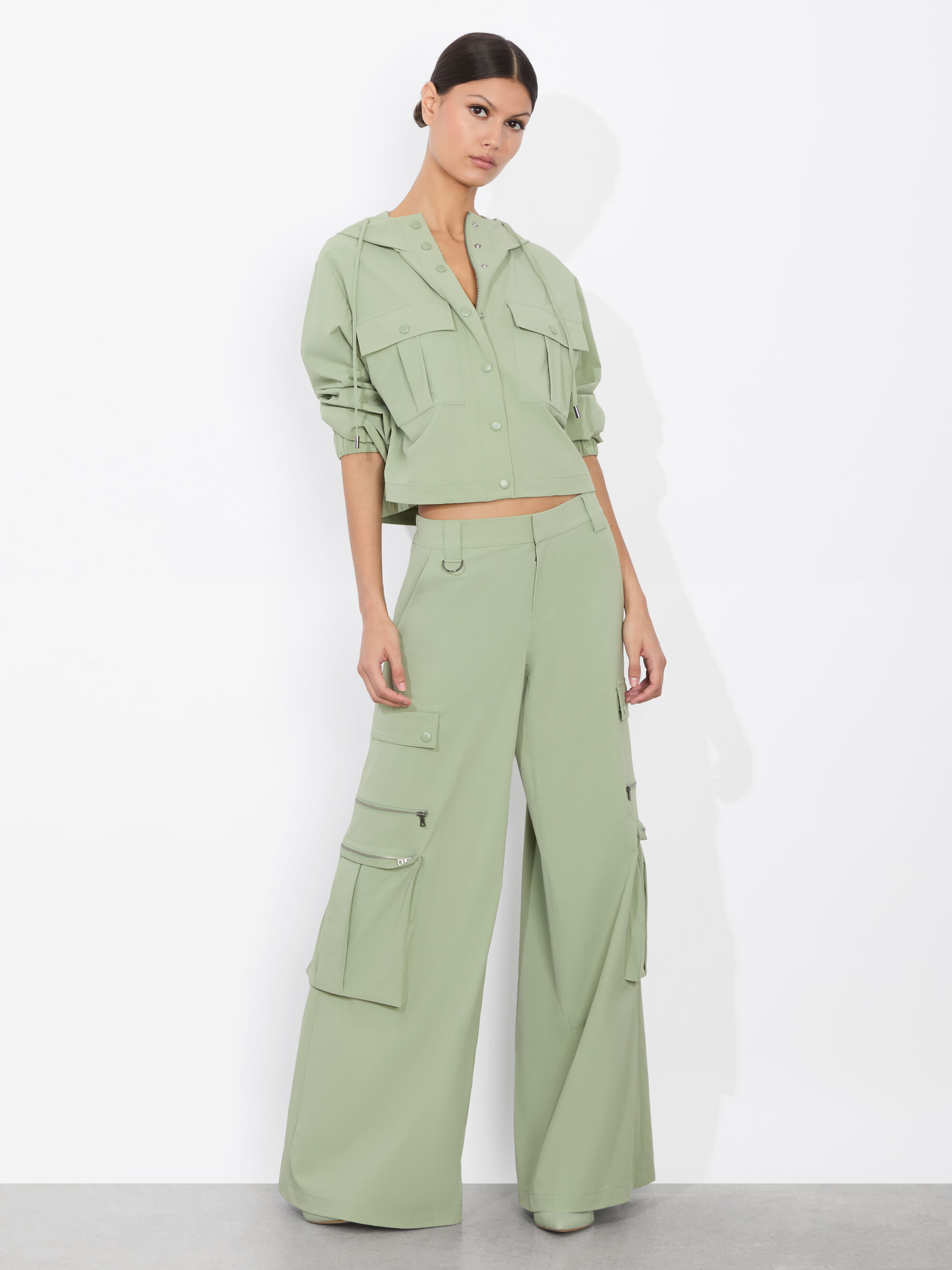 SARA CARGO PANT in SAGE | ALICE + OLIVIA