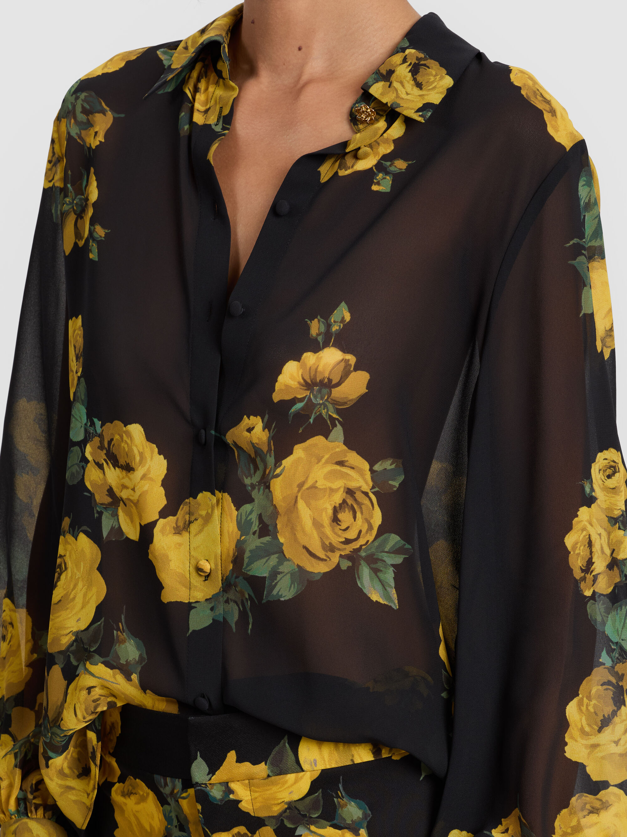 CANDACE BLOUSE in ROSEHIPS | ALICE + OLIVIA