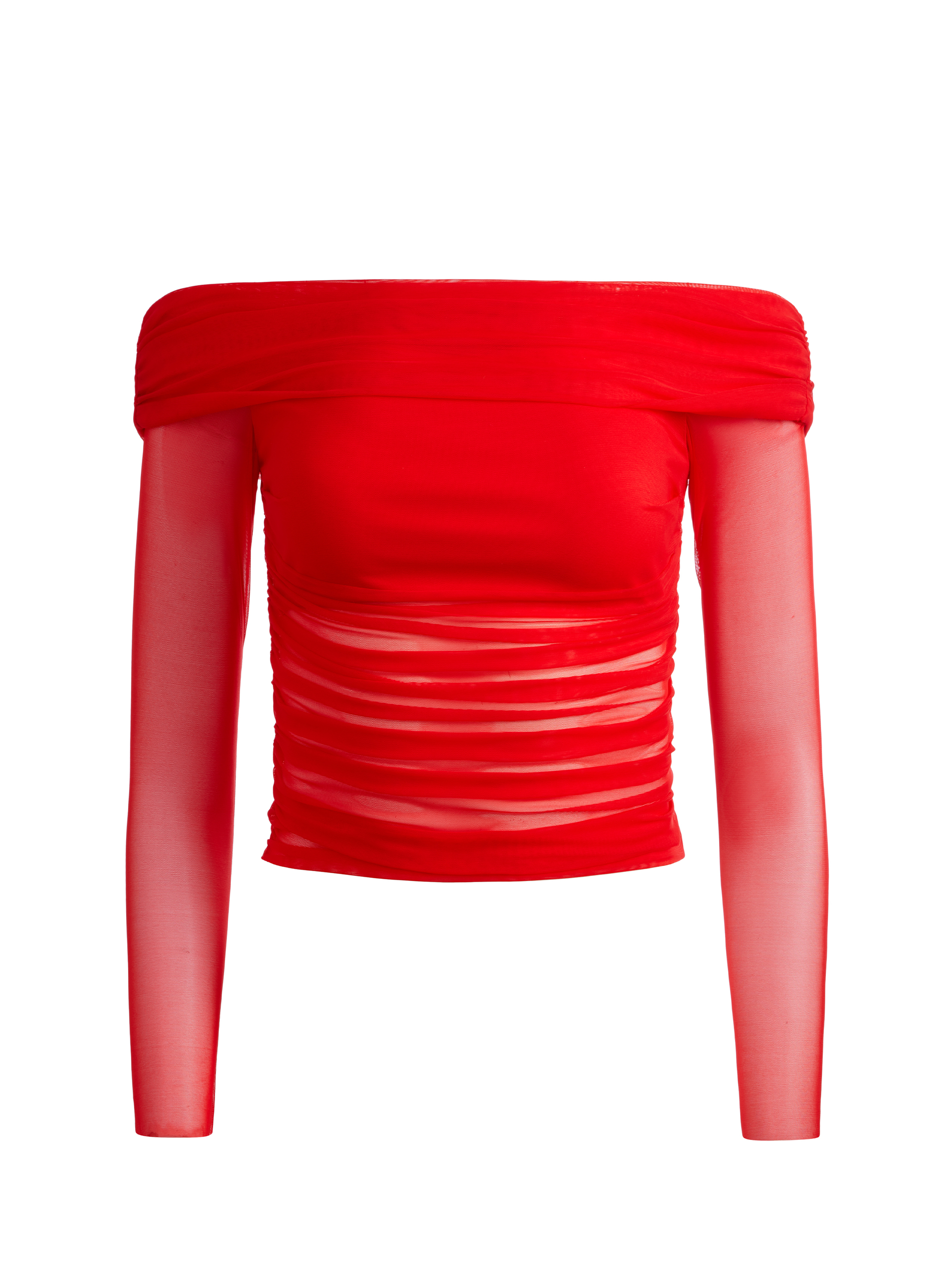 Isadola Top In Bright Ruby | Alice + Olivia