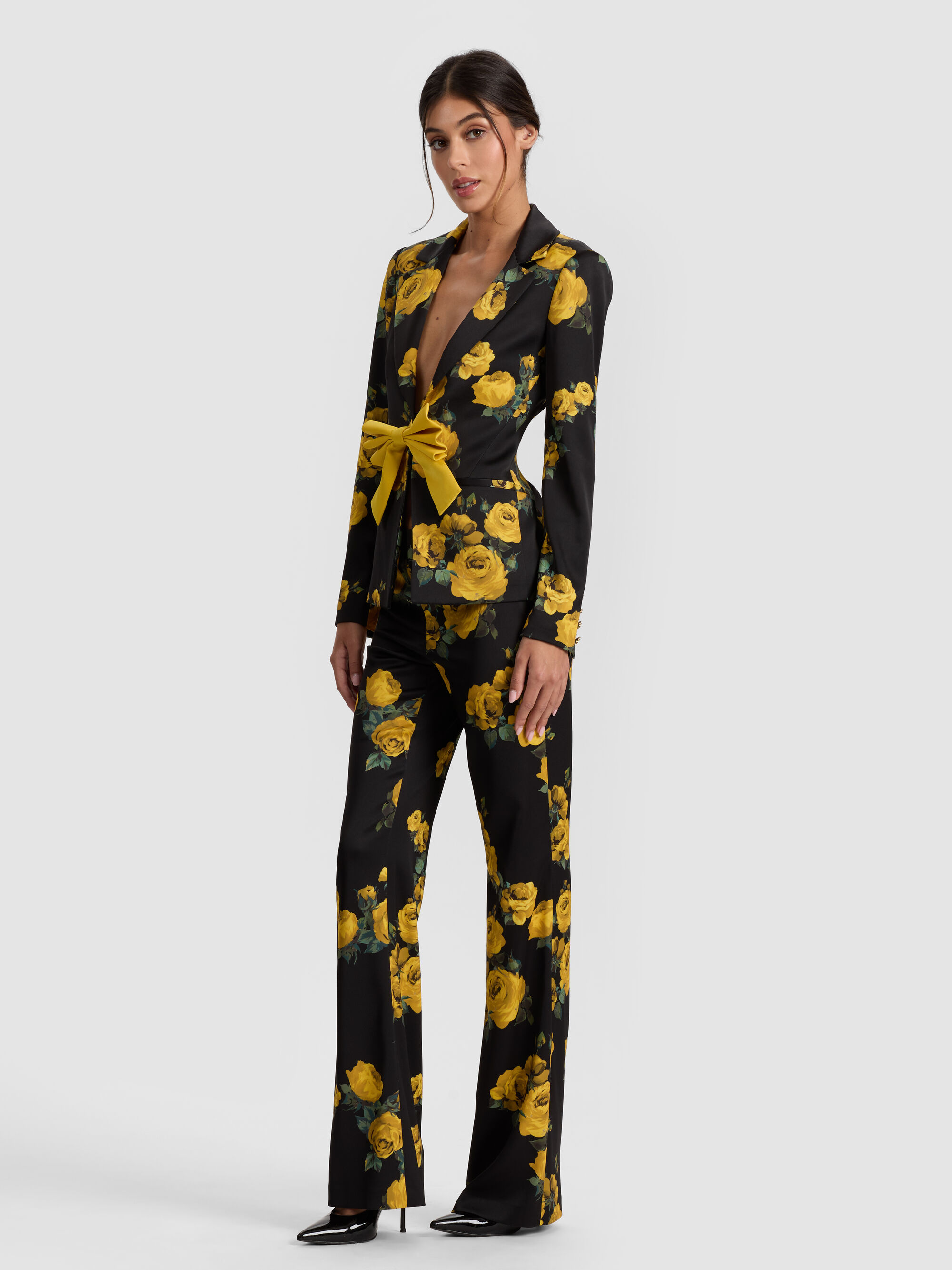 MYA PRINTED BLAZER in ROSEHIPS | ALICE + OLIVIA