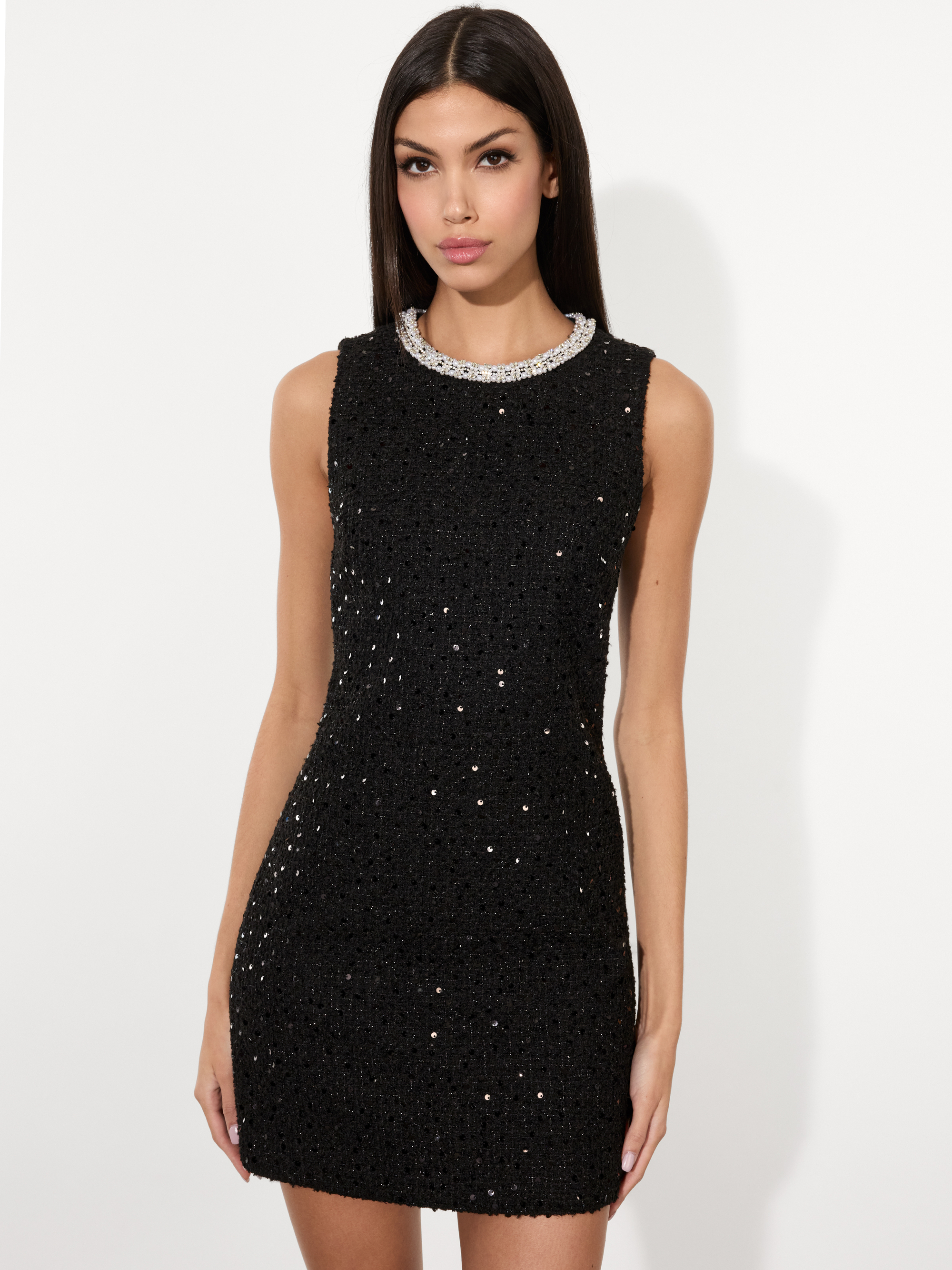 Coley Mini Dress In Black | Alice + Olivia