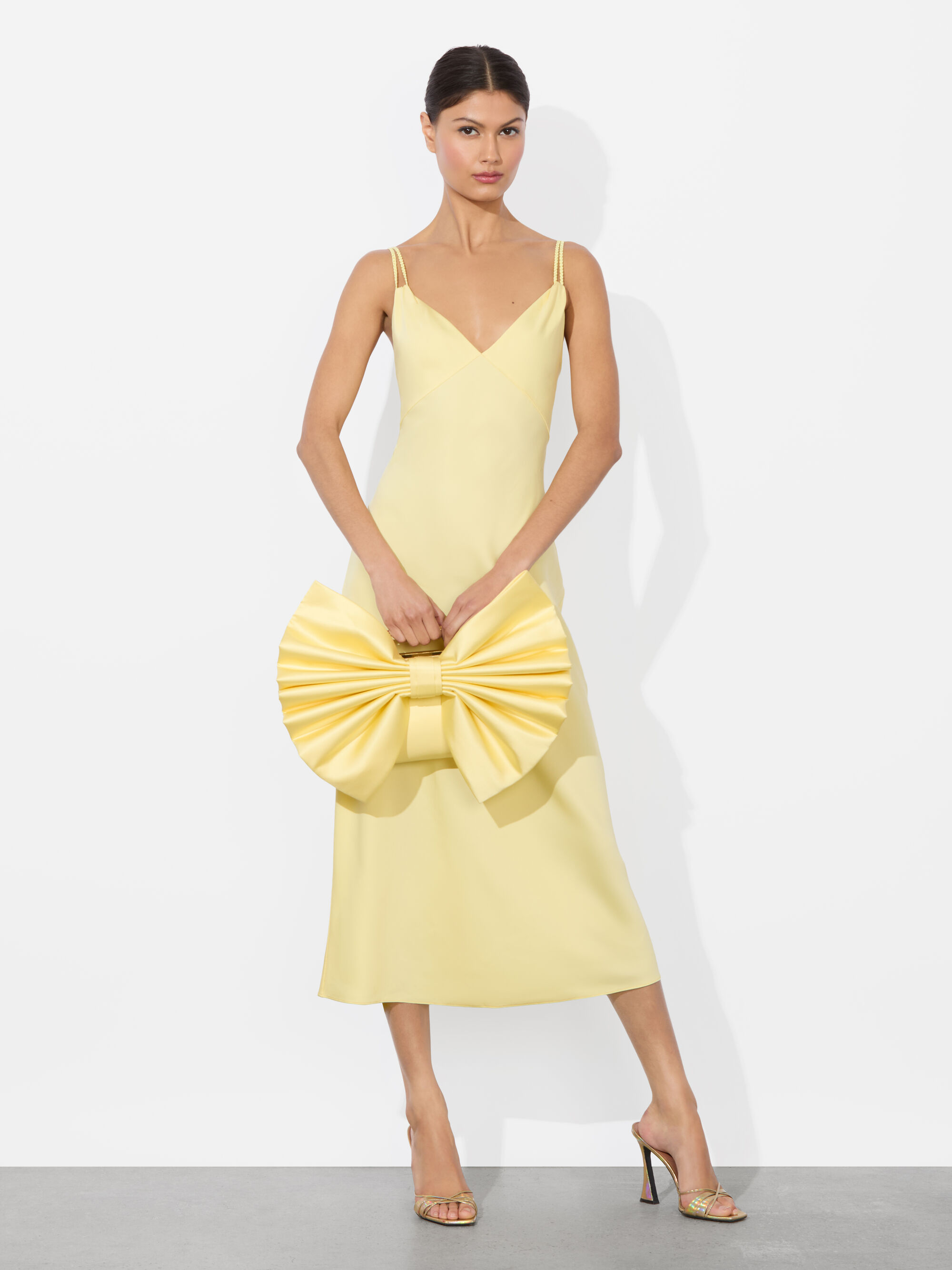 SEMIRA BOW BAG in BUTTER | ALICE + OLIVIA