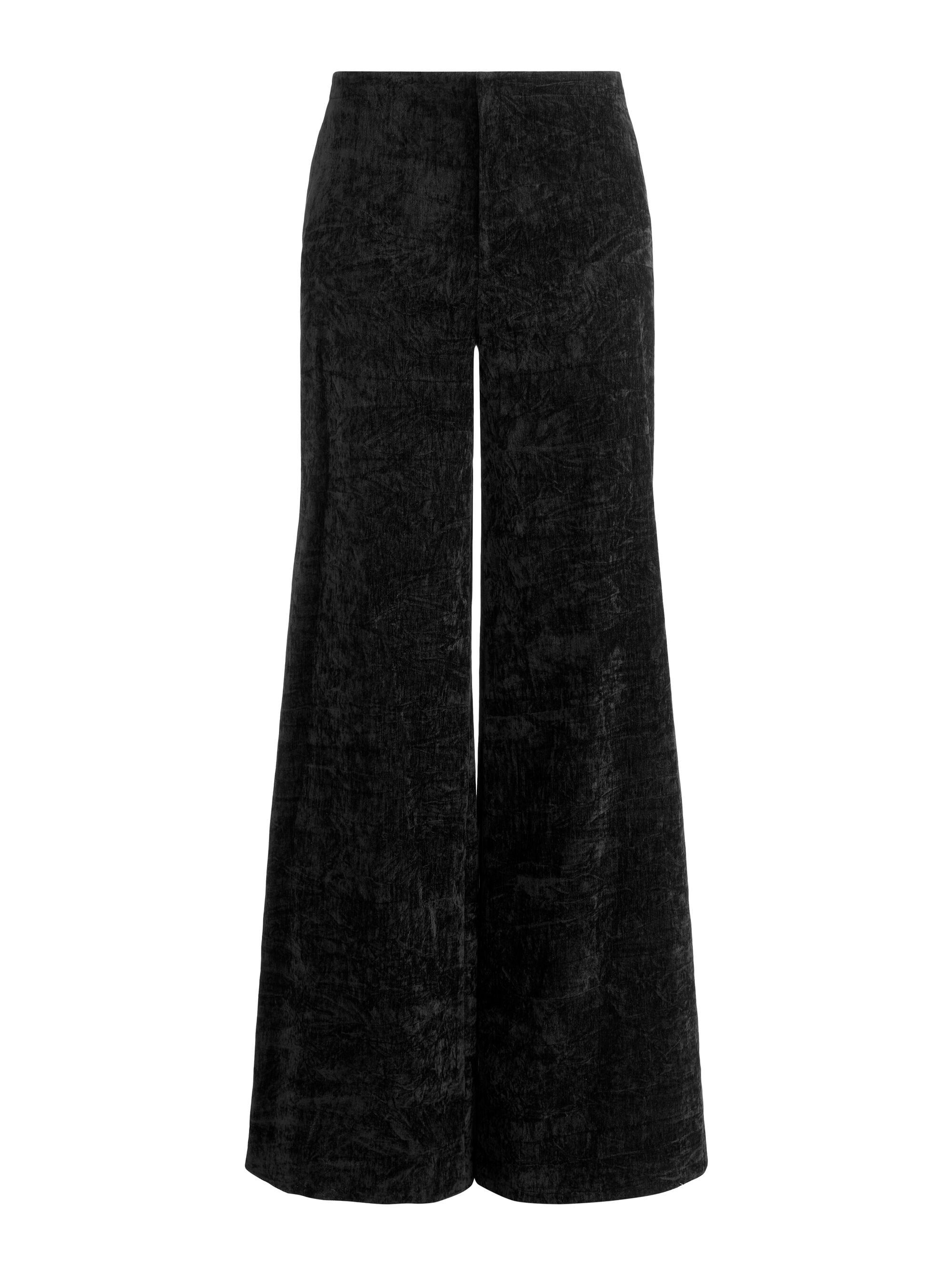 CONOR CLEAN WAIST TROUSER in BLACK | ALICE + OLIVIA