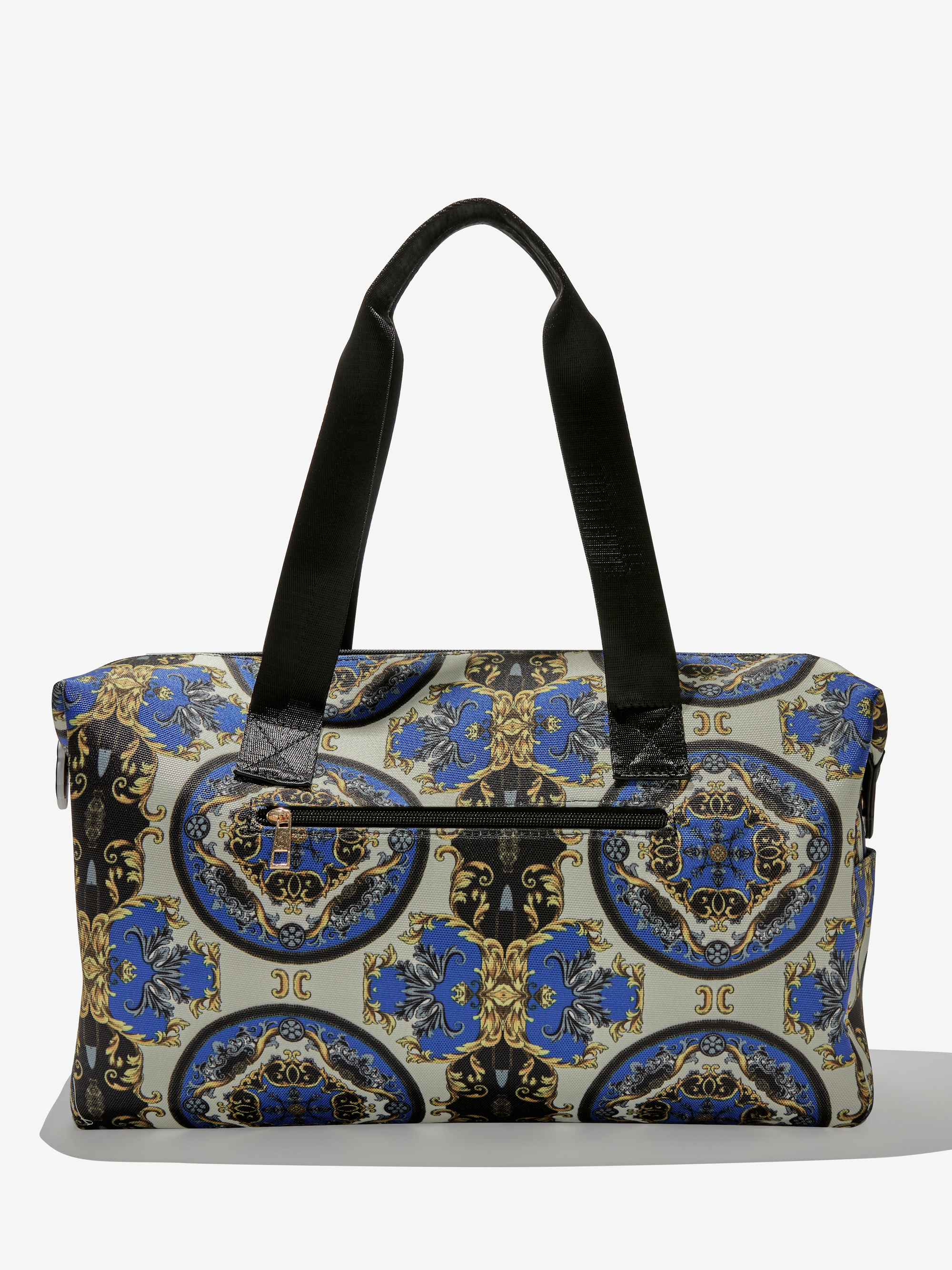 A+o X Fabfitfun Duffle Bag In Regal Romance Sapphire | Alice + Olivia