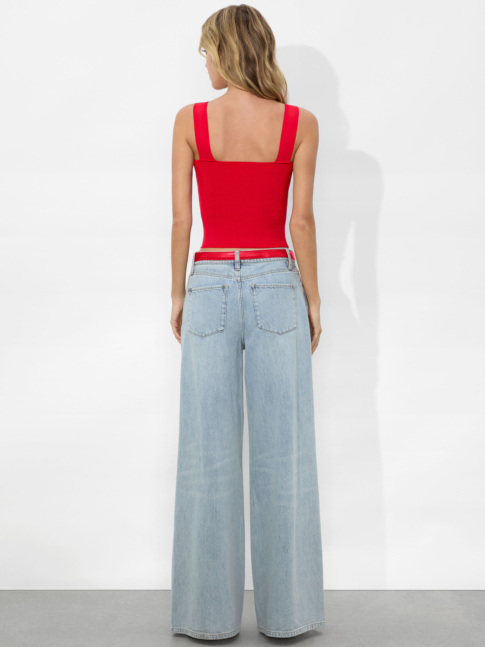 TORIE TANK in BRIGHT RUBY | ALICE + OLIVIA