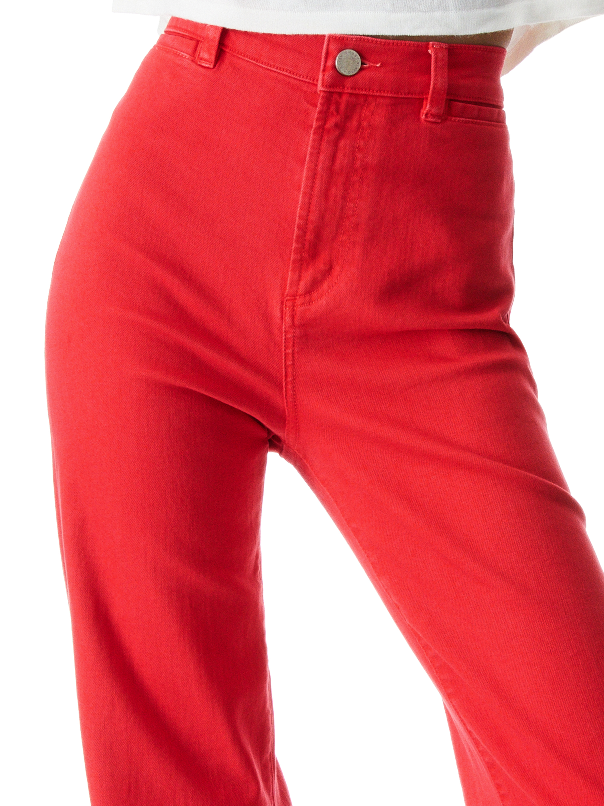 Gorgeous Coin Pocket Jean In Bright Poppy | Alice + Olivia