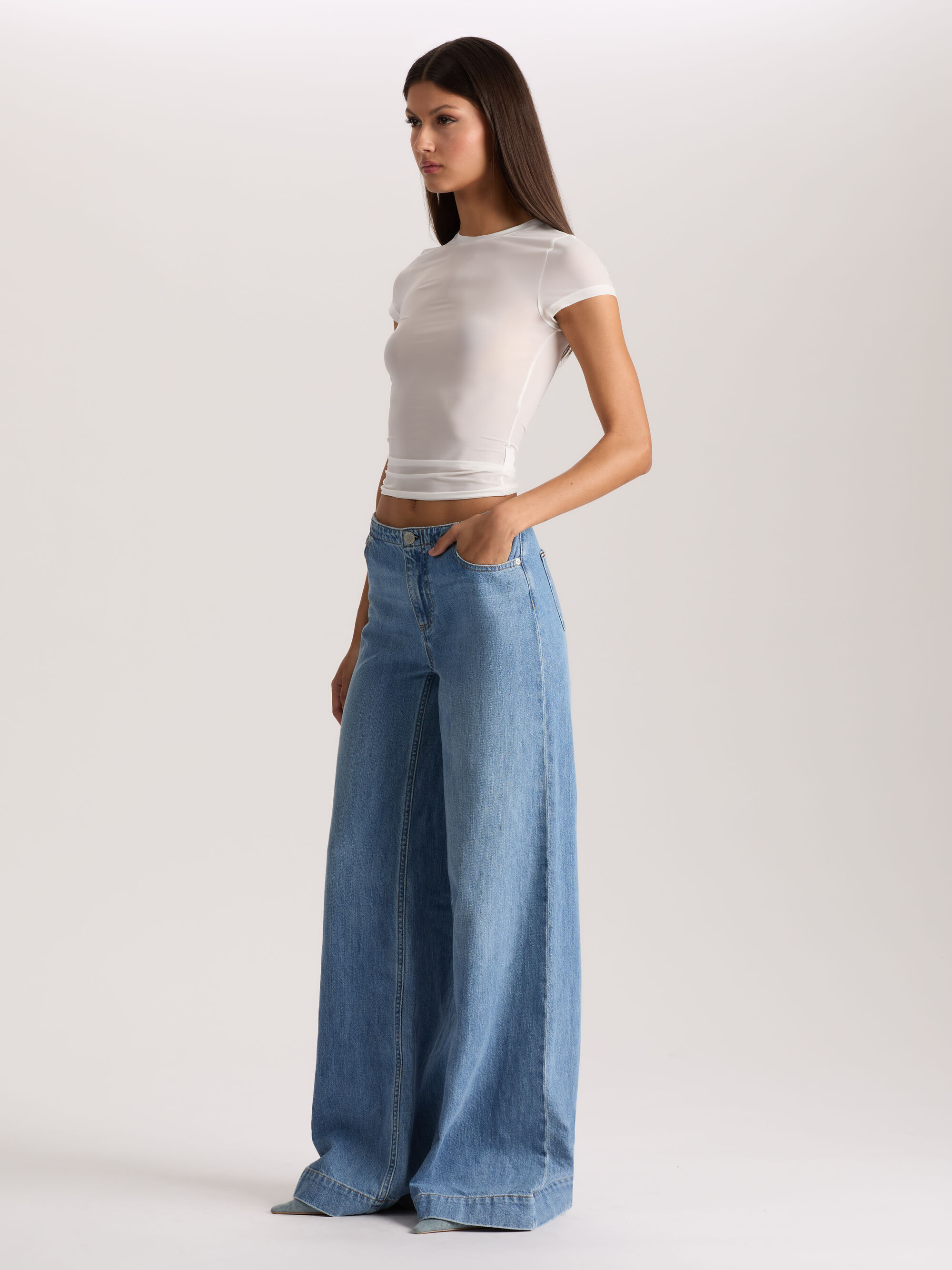 SLAY JEAN in CELINE VINTAGE | ALICE + OLIVIA