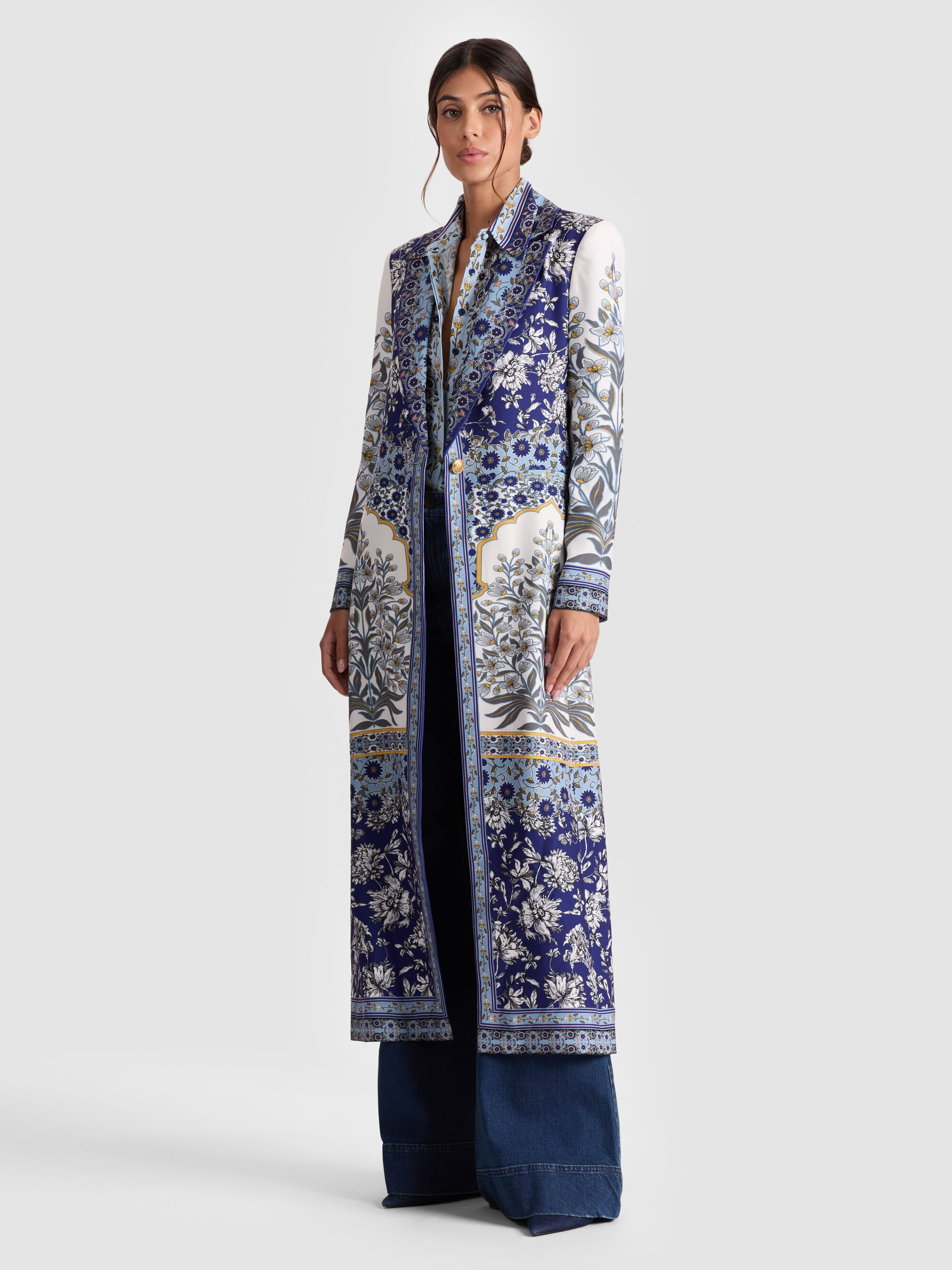 MACEY FITTED BLAZER in FOREVERMORE | ALICE + OLIVIA