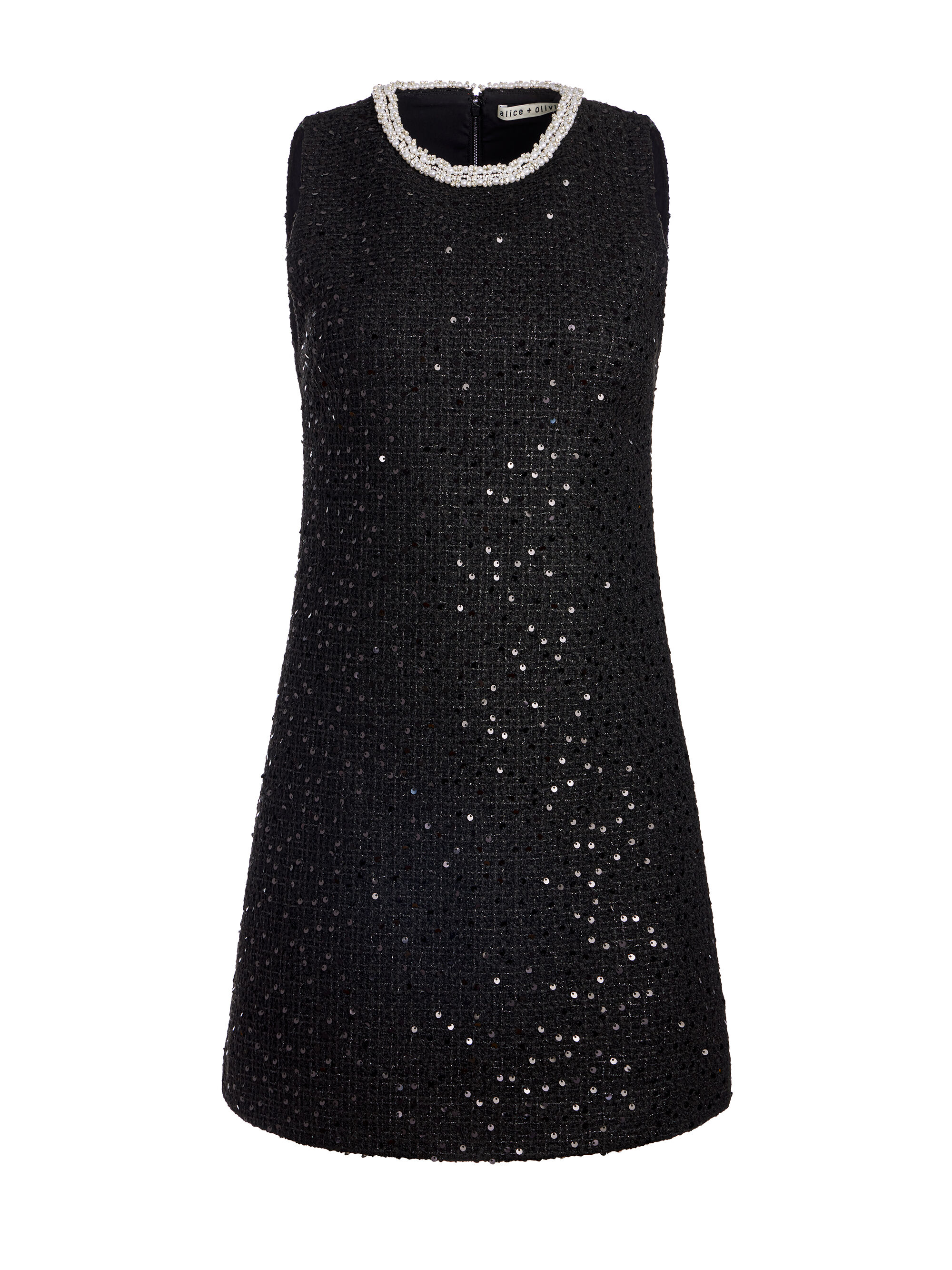 COLEY MINI DRESS in BLACK | ALICE + OLIVIA