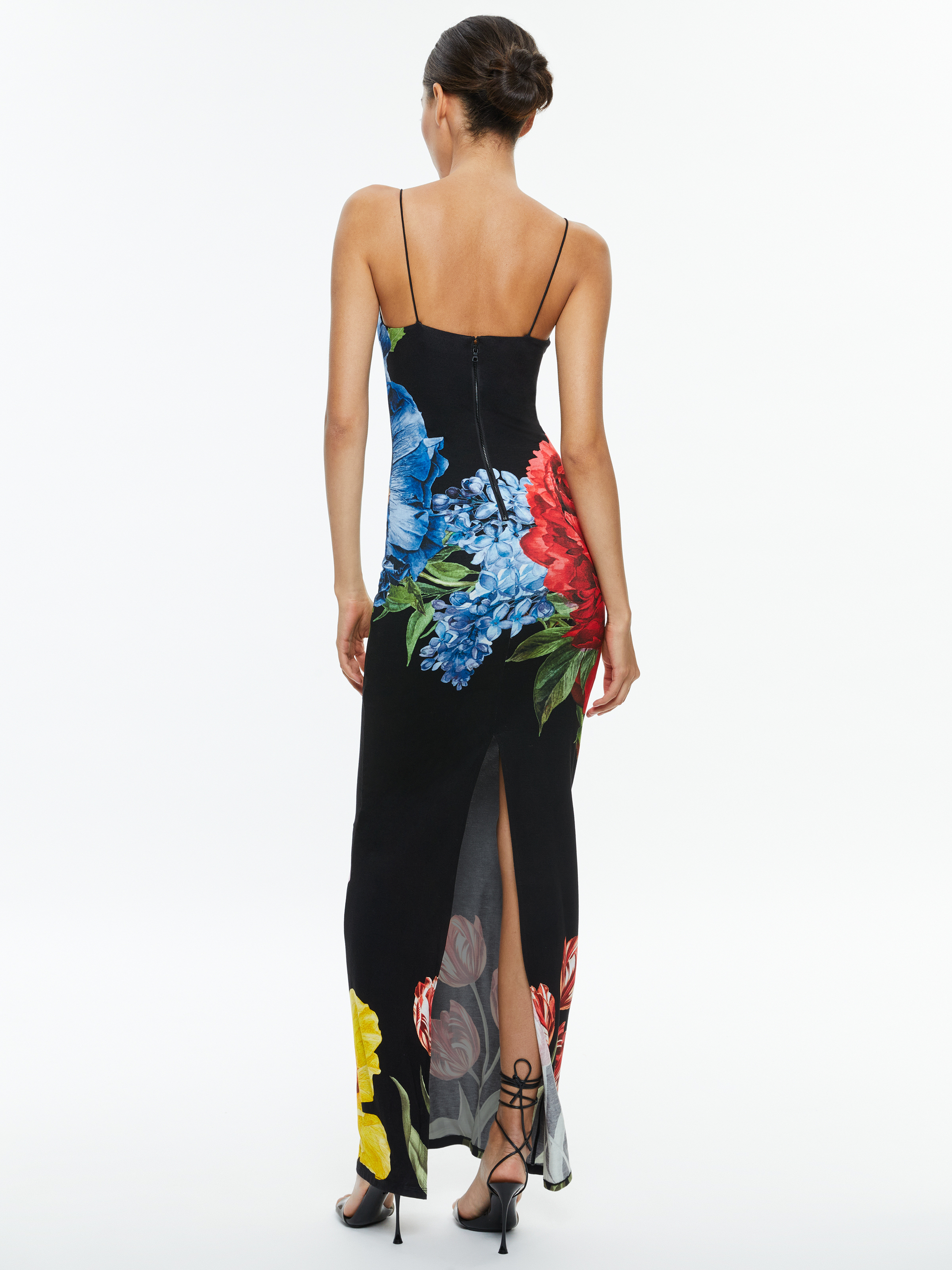 Fifi Maxi Dress In Le Parisien Black | Alice + Olivia