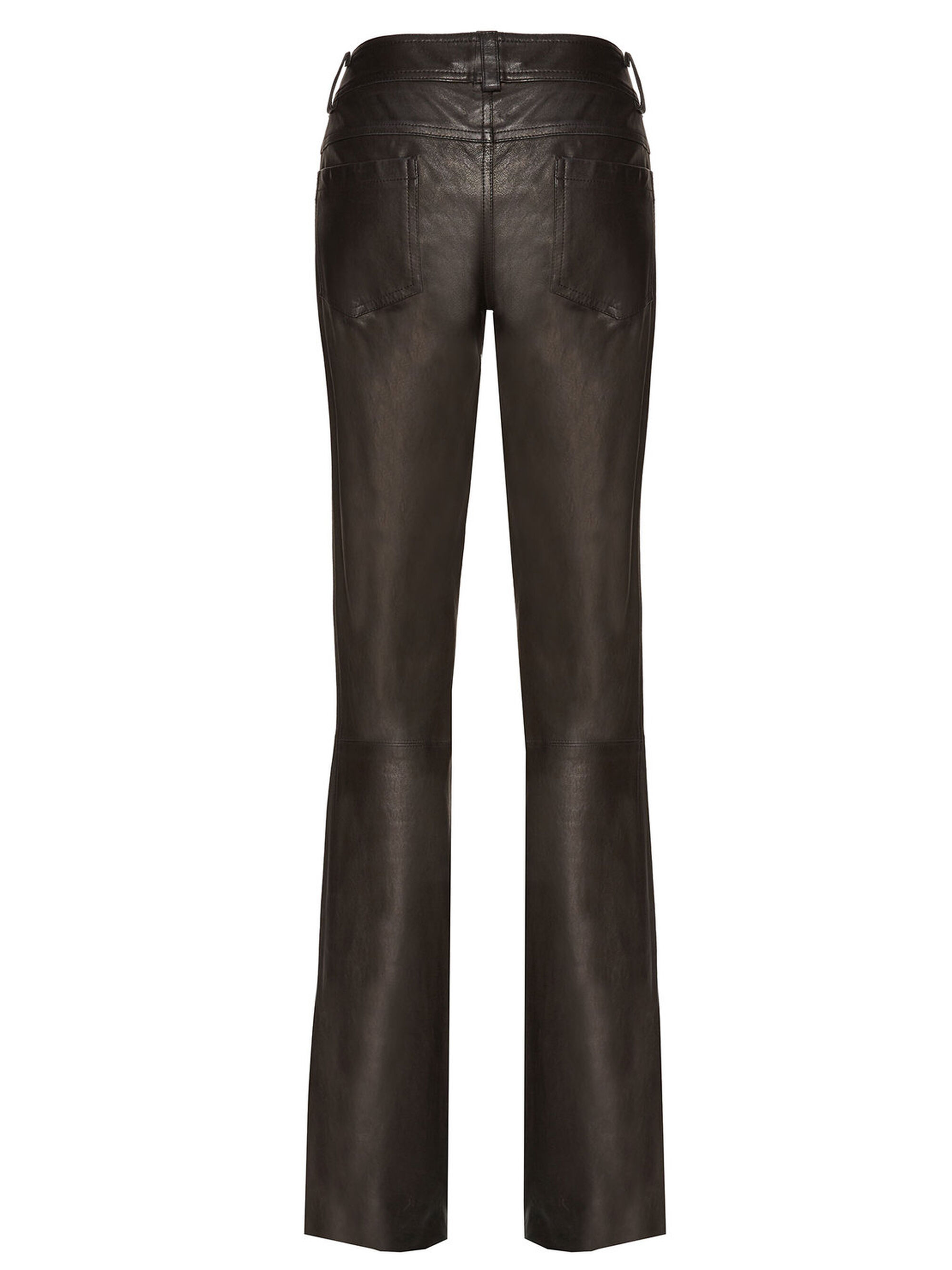 LEATHER BELL PANT in BLACK | ALICE + OLIVIA