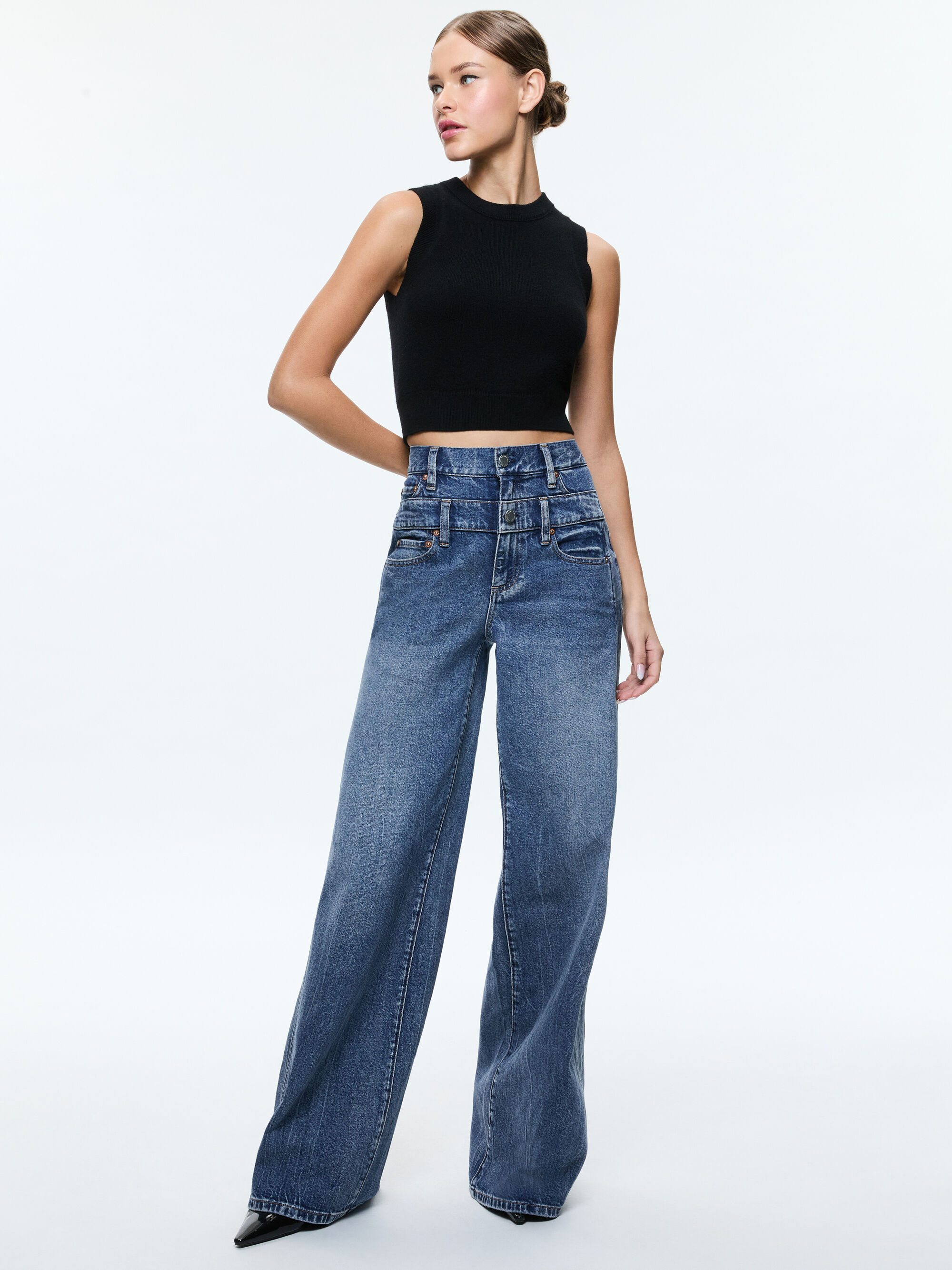 ARACELI SHELL in BLACK | ALICE + OLIVIA