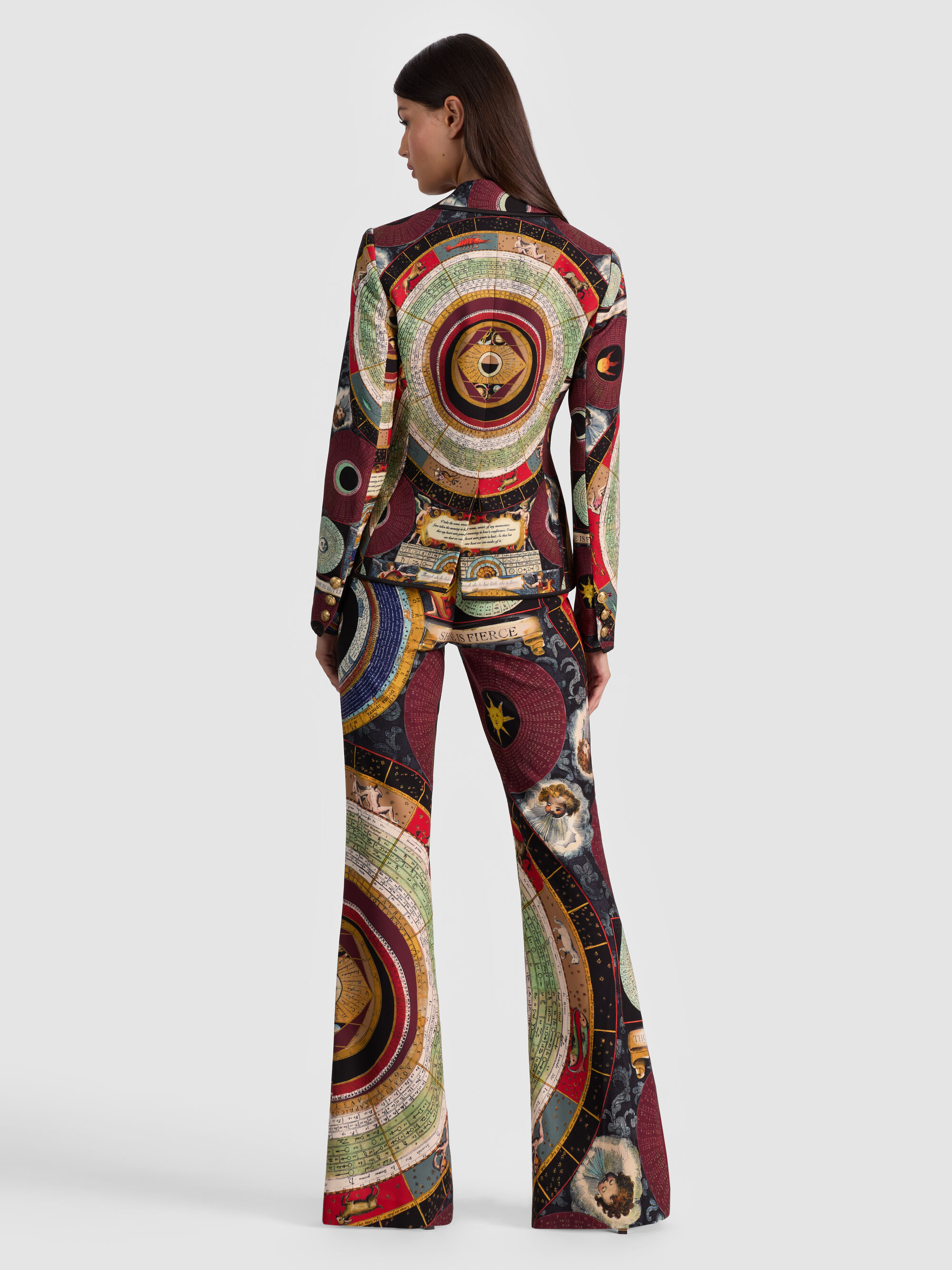 MYA PRINTED BLAZER in HANDS OF TIME | ALICE + OLIVIA