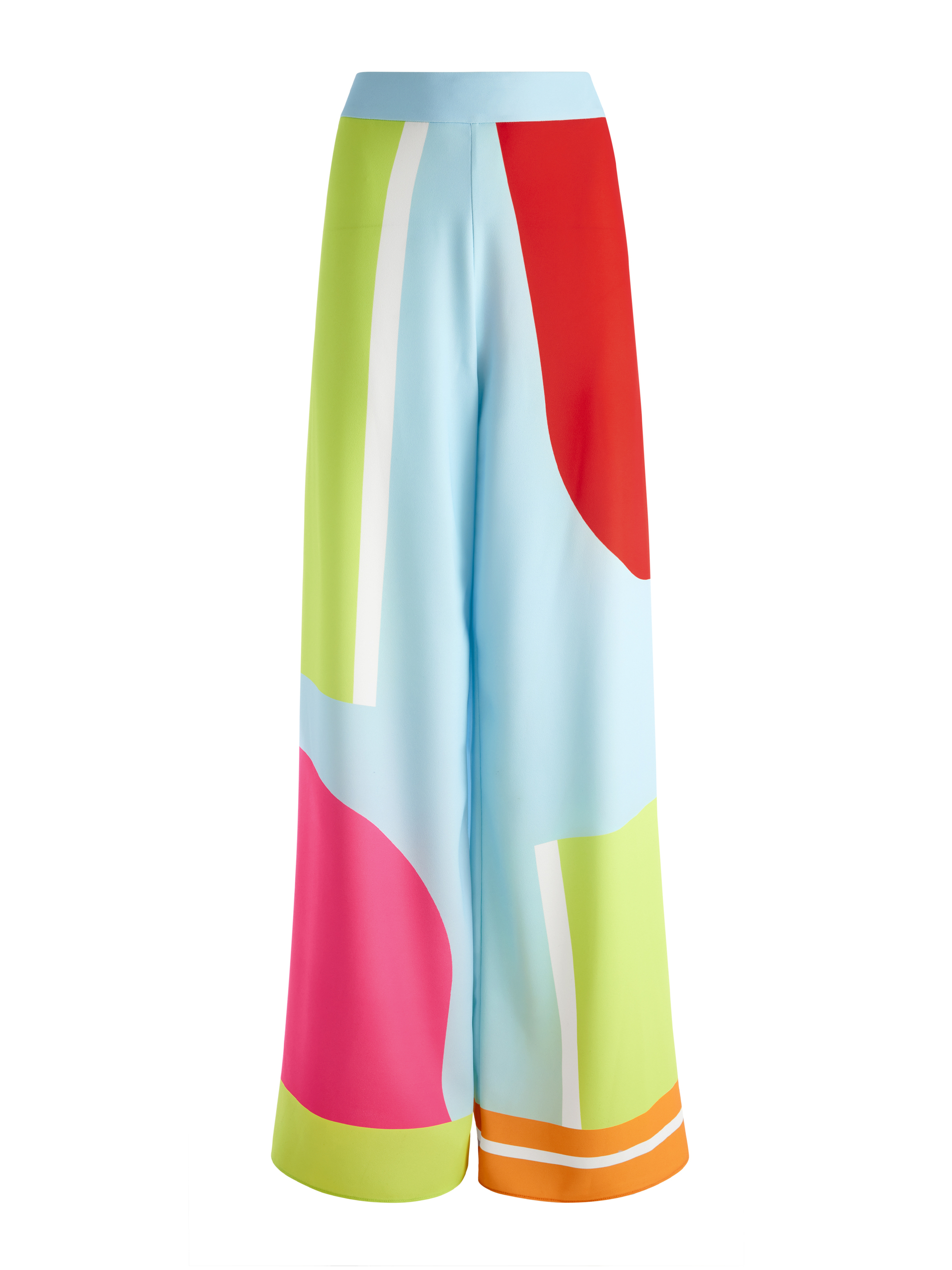 Athena Wide Leg Pant In Taking Sides Geo | Alice + Olivia