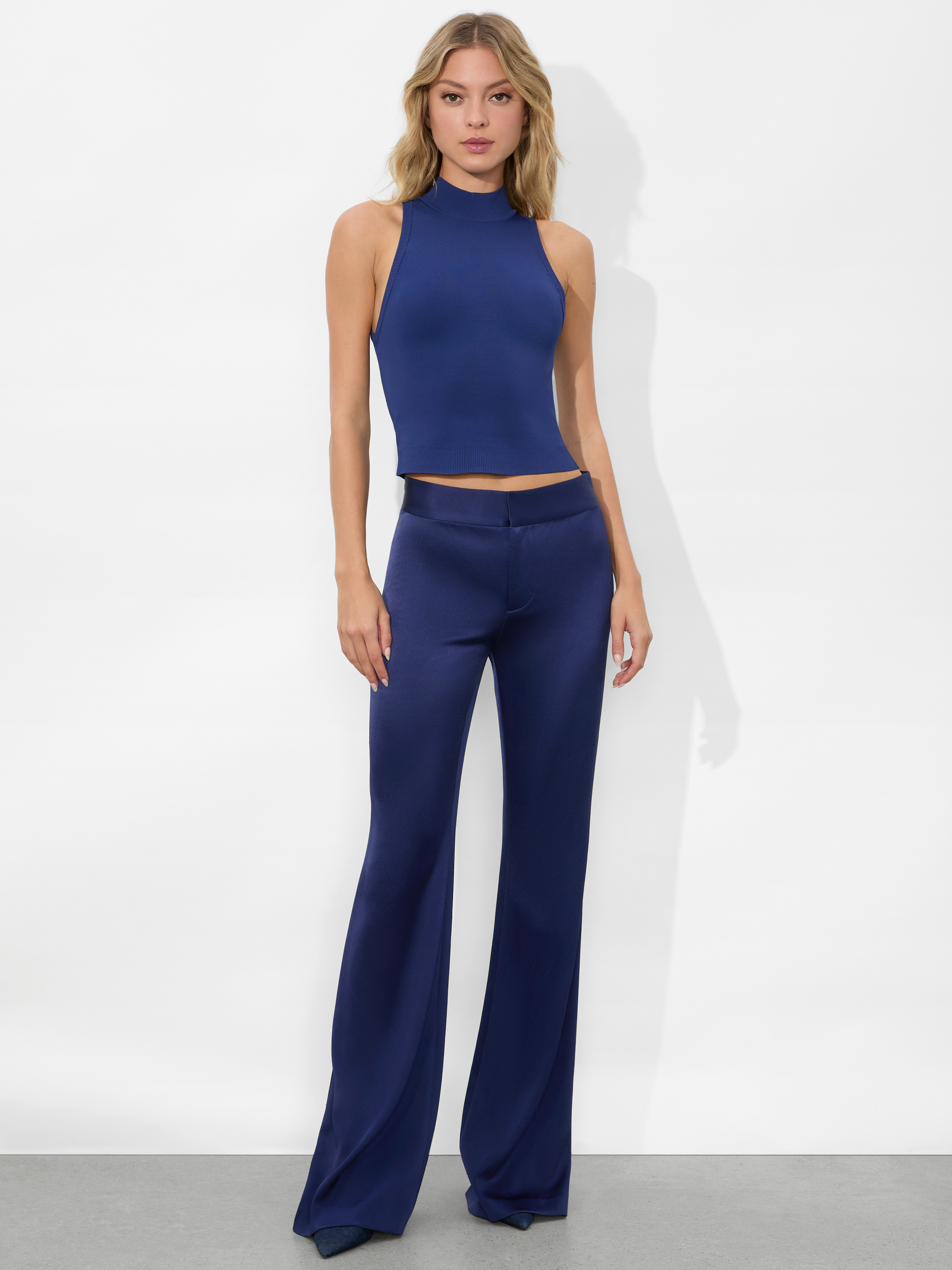 Andrew Pant In Midnight Blue | Alice + Olivia