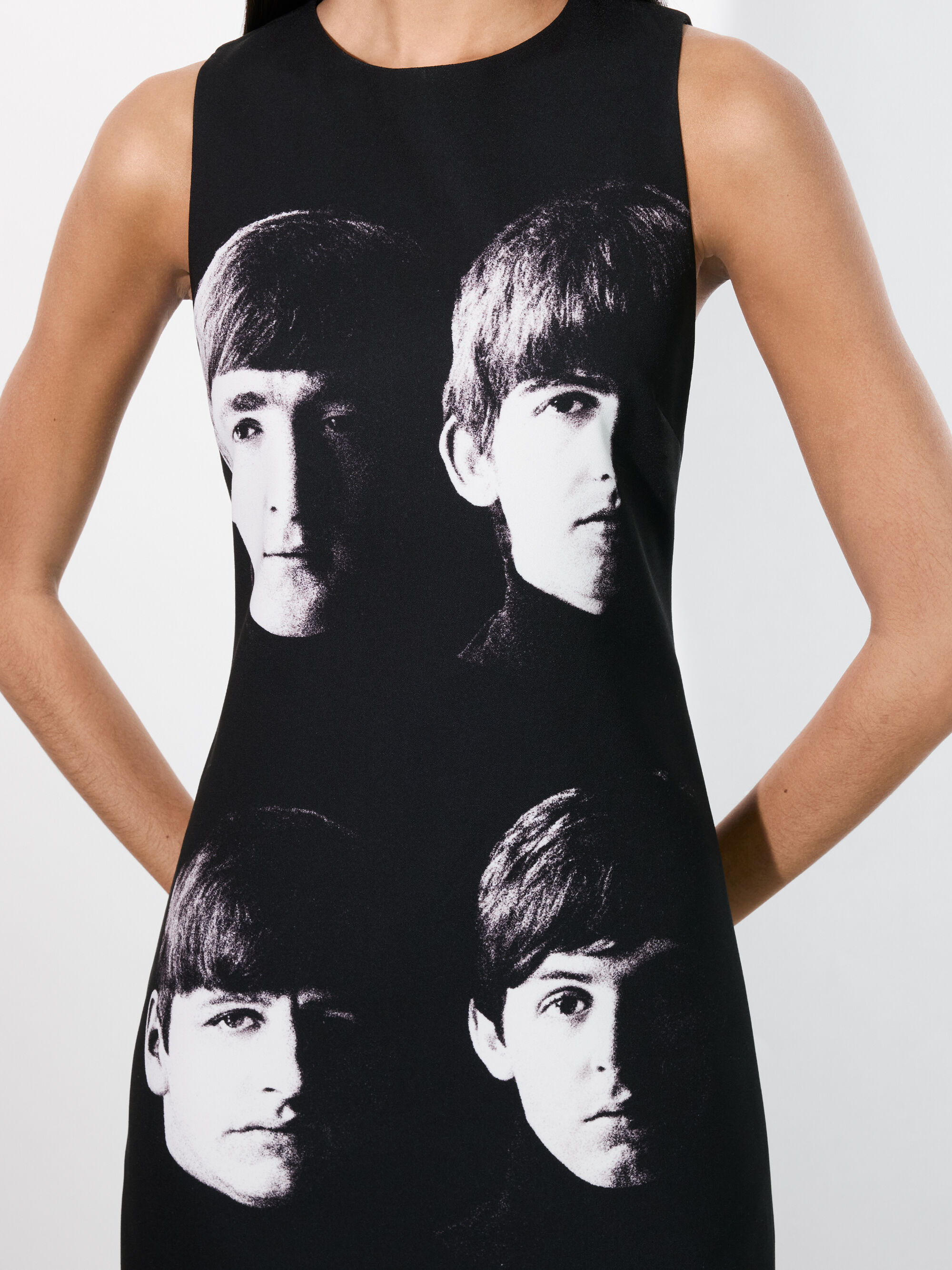 A+O X THE BEATLES CLYDE SHIFT DRESS in FAB FOUR | ALICE + OLIVIA