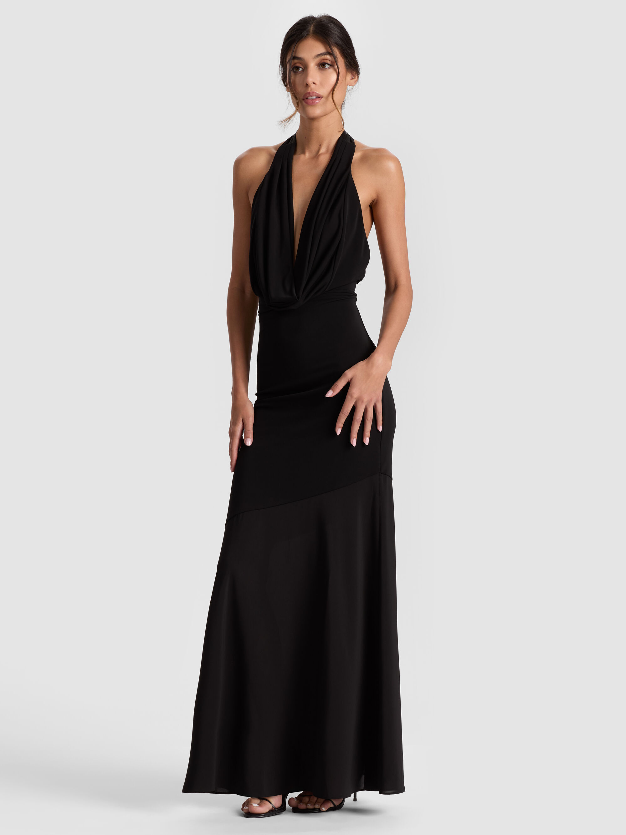 DANI MAXI DRESS in BLACK | ALICE + OLIVIA