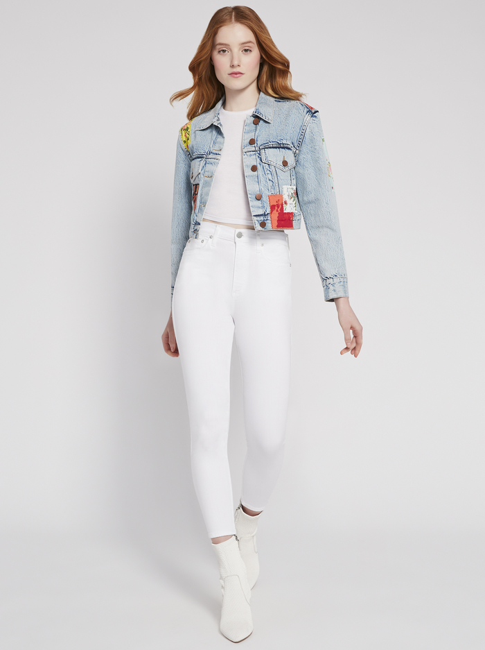 Good High Rise Skinny Jean In Vintage Sugar | Alice + Olivia