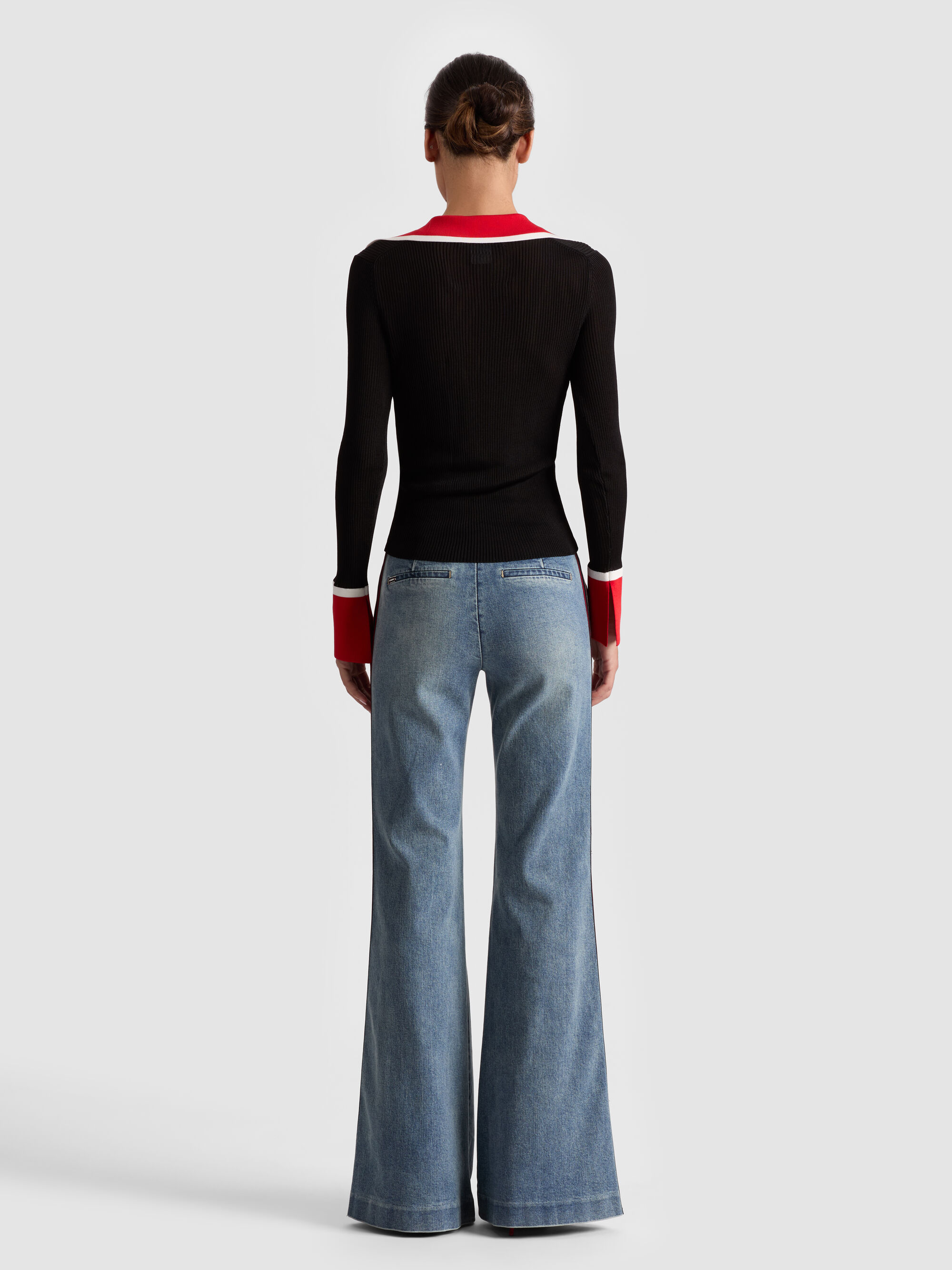 Nealie Cardigan In Black/multi | Alice + Olivia