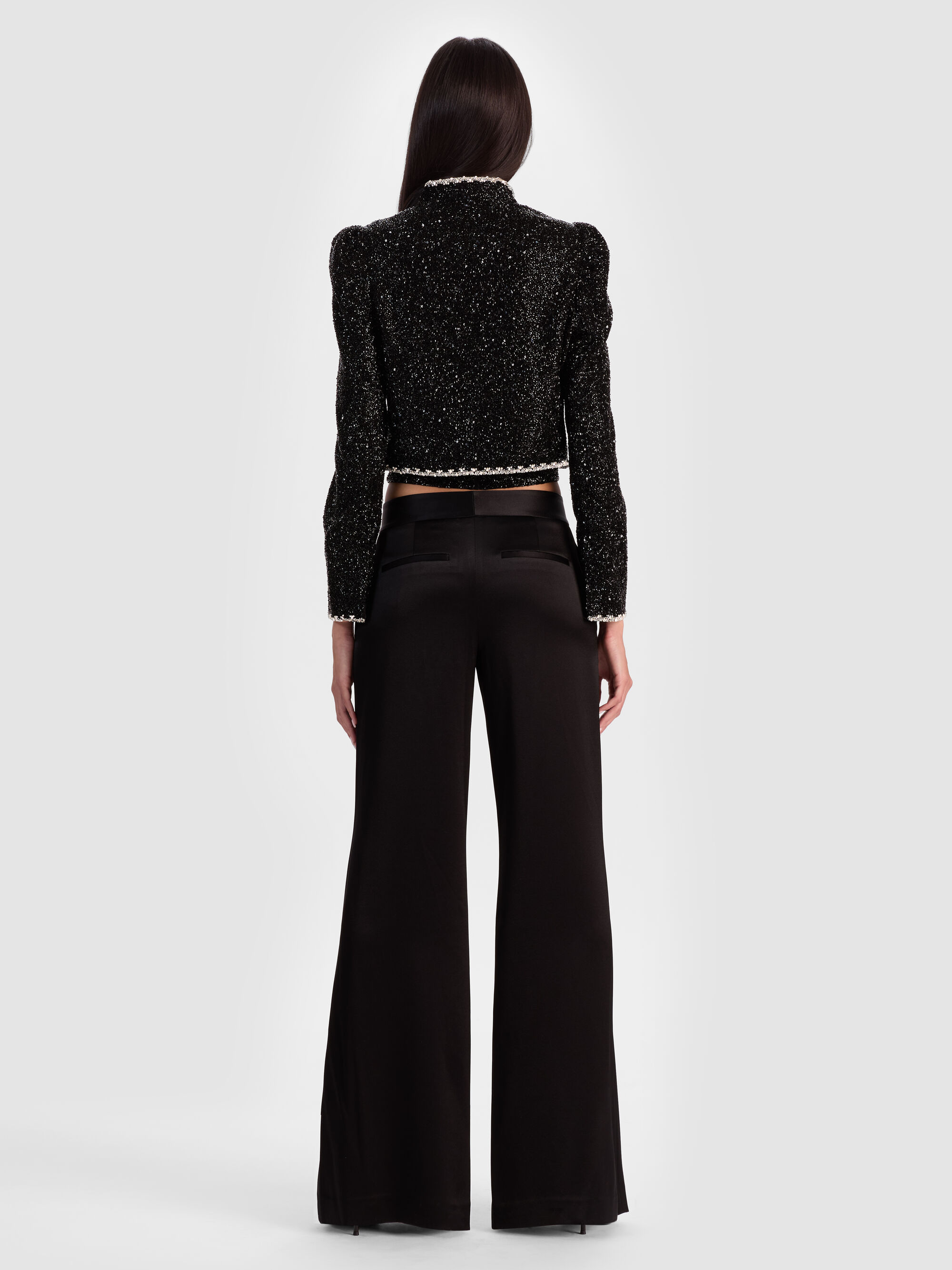 SHANE WIDE LEG PANT in BLACK | ALICE + OLIVIA