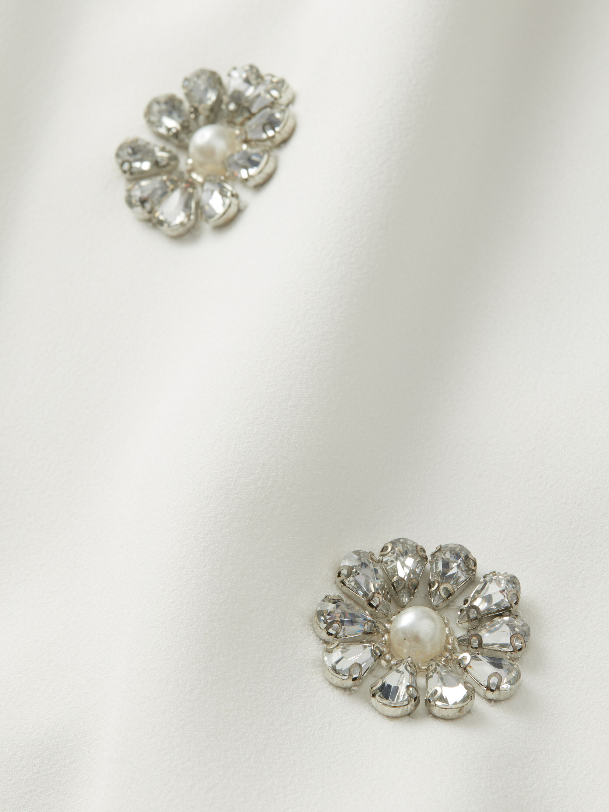 Clyde Mini Dress In Off White | Alice + Olivia