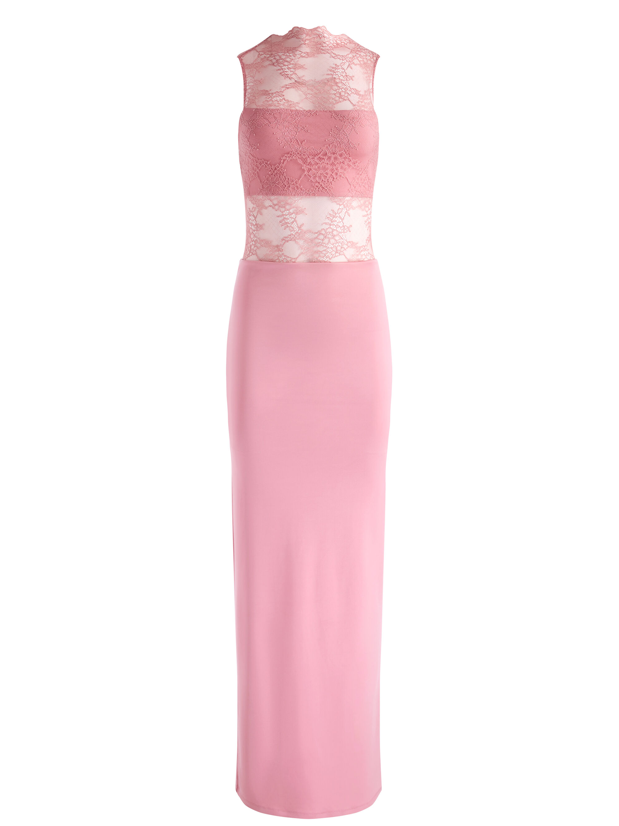 NICHOL LACE MAXI DRESS in DUSTY ROSE | ALICE + OLIVIA