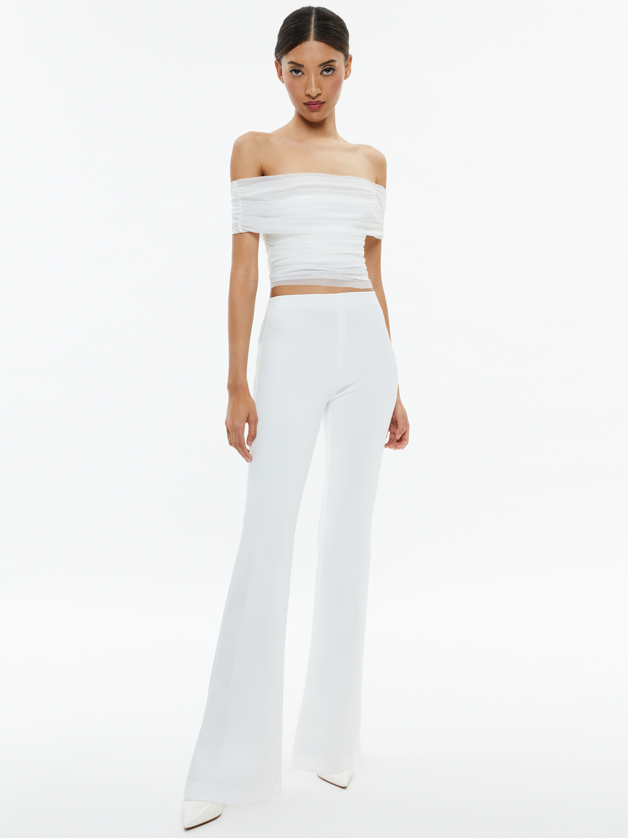Rmp Pant In Off White | Alice + Olivia