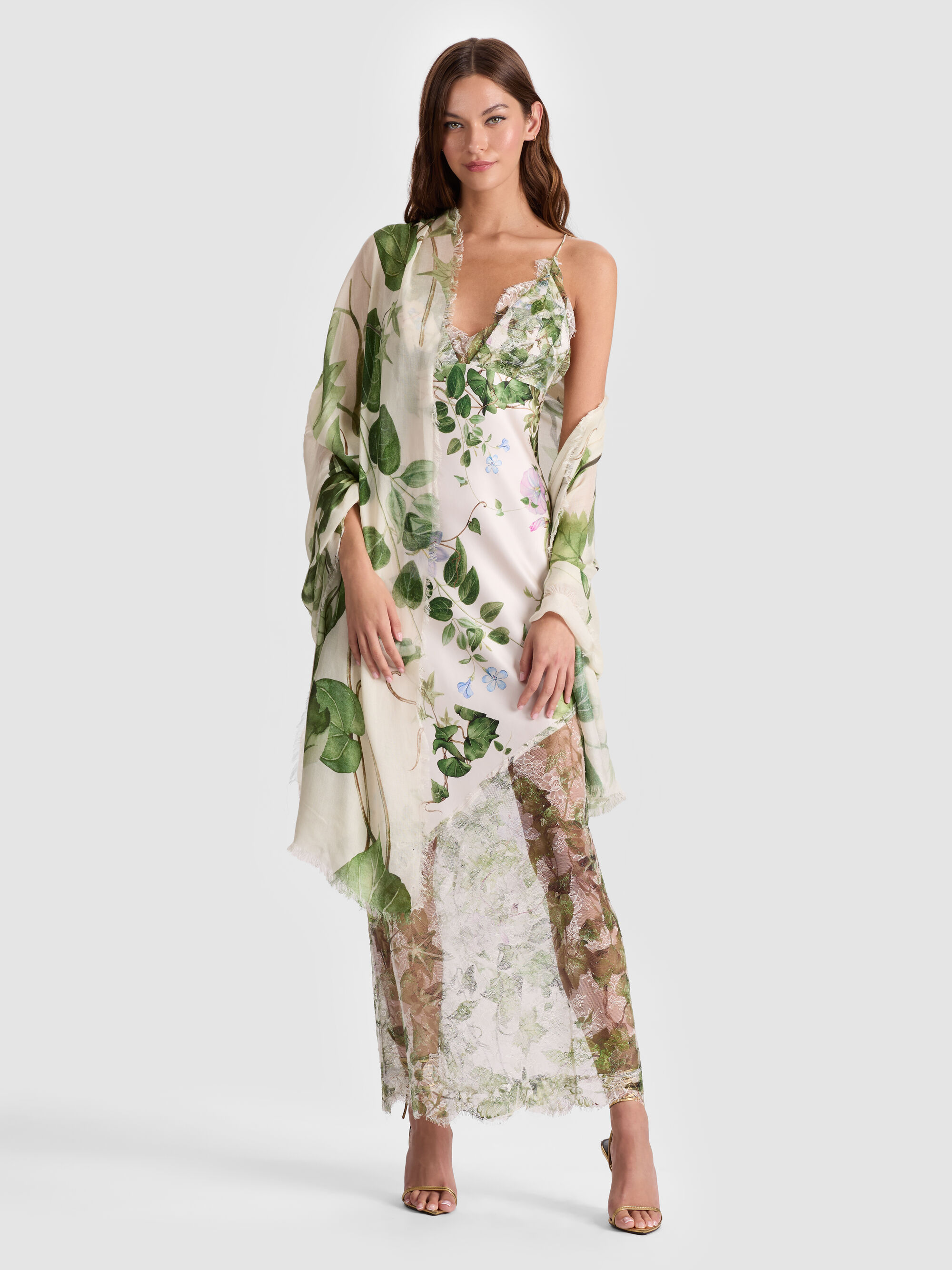 LOLA SCARF in VINEYARD | ALICE + OLIVIA