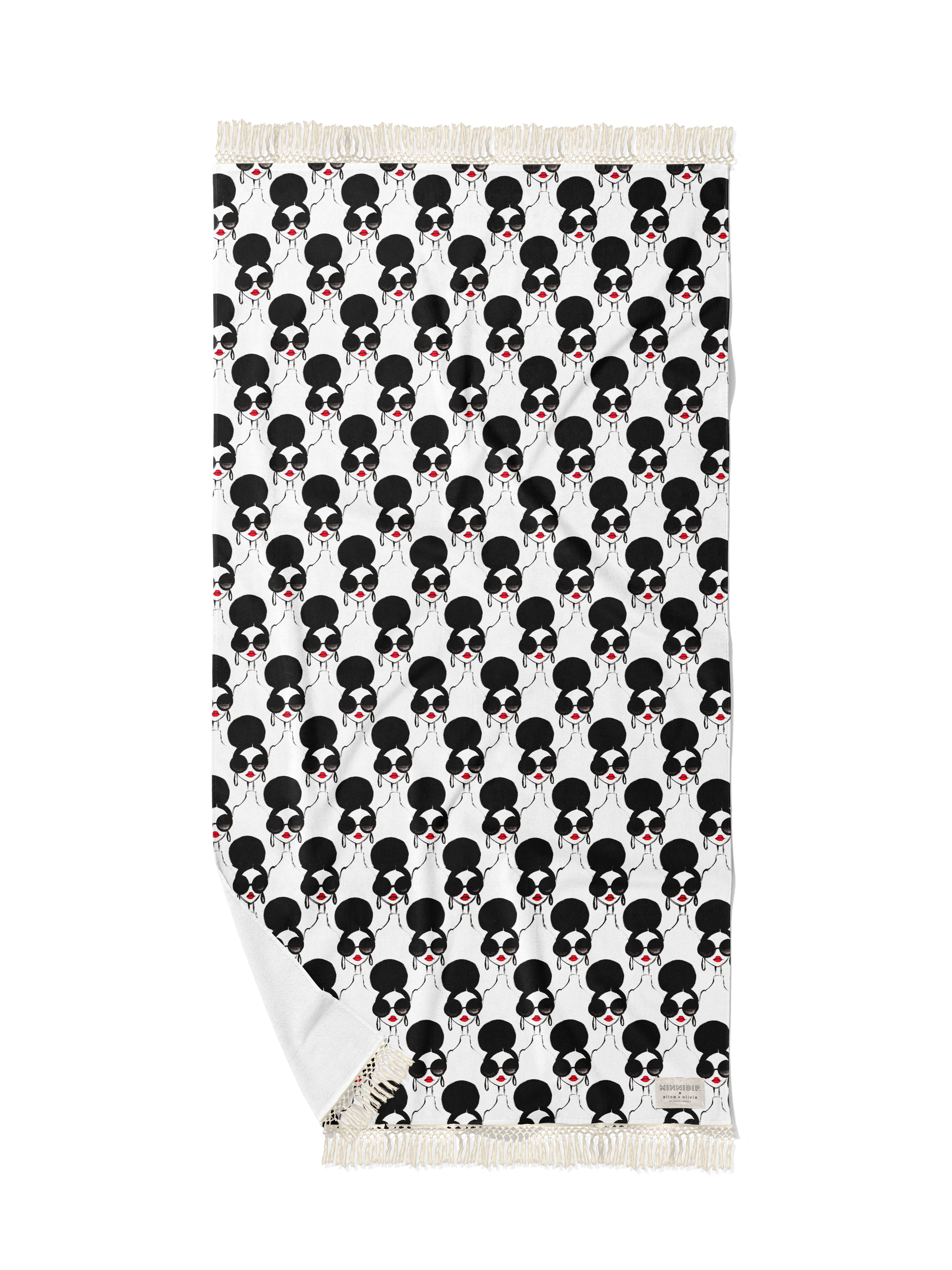 A+o X Minnidip Towel In Multi | Alice + Olivia
