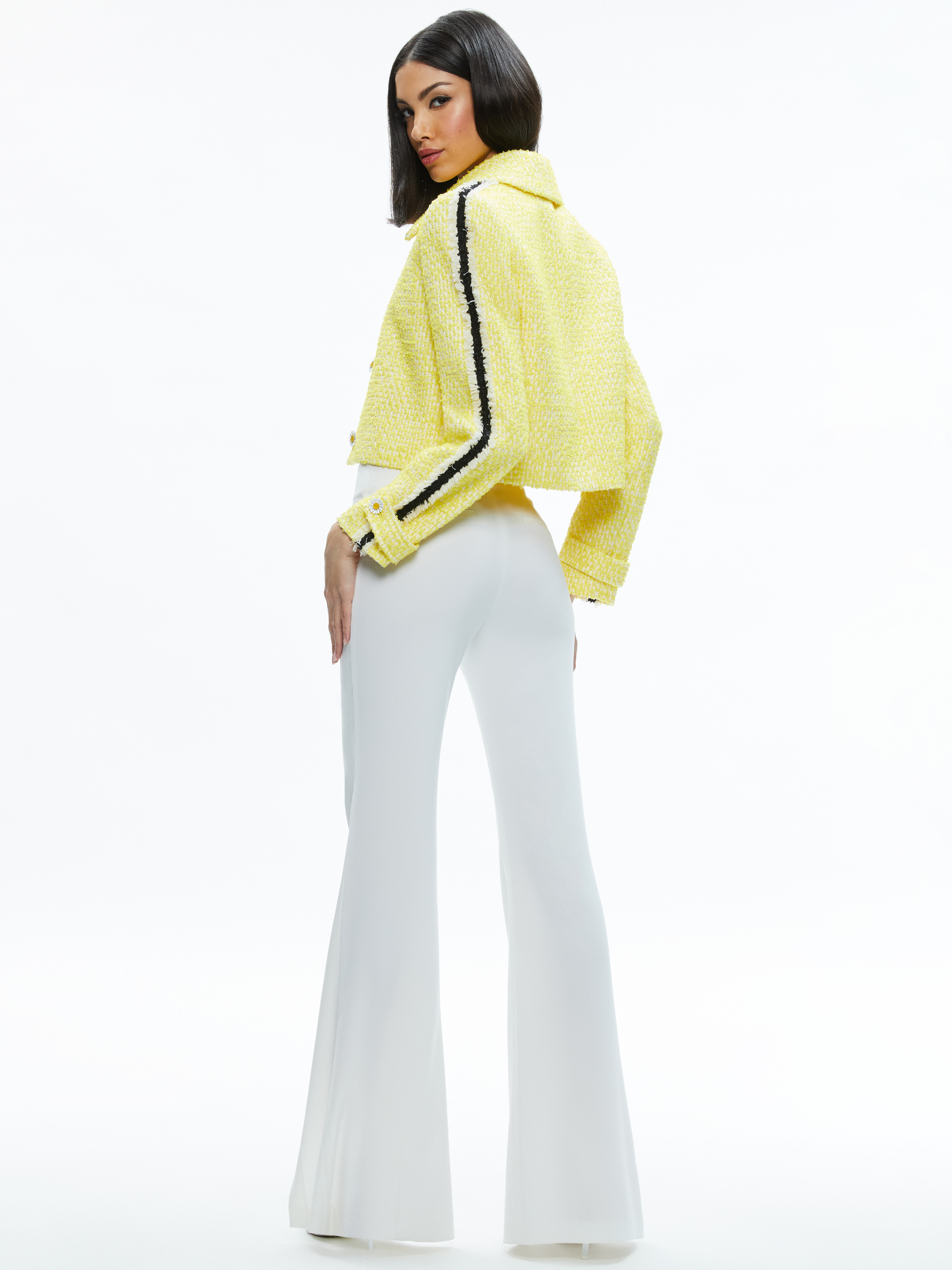 Tammy 50s Style Jacket In Happy Yellow | Alice + Olivia