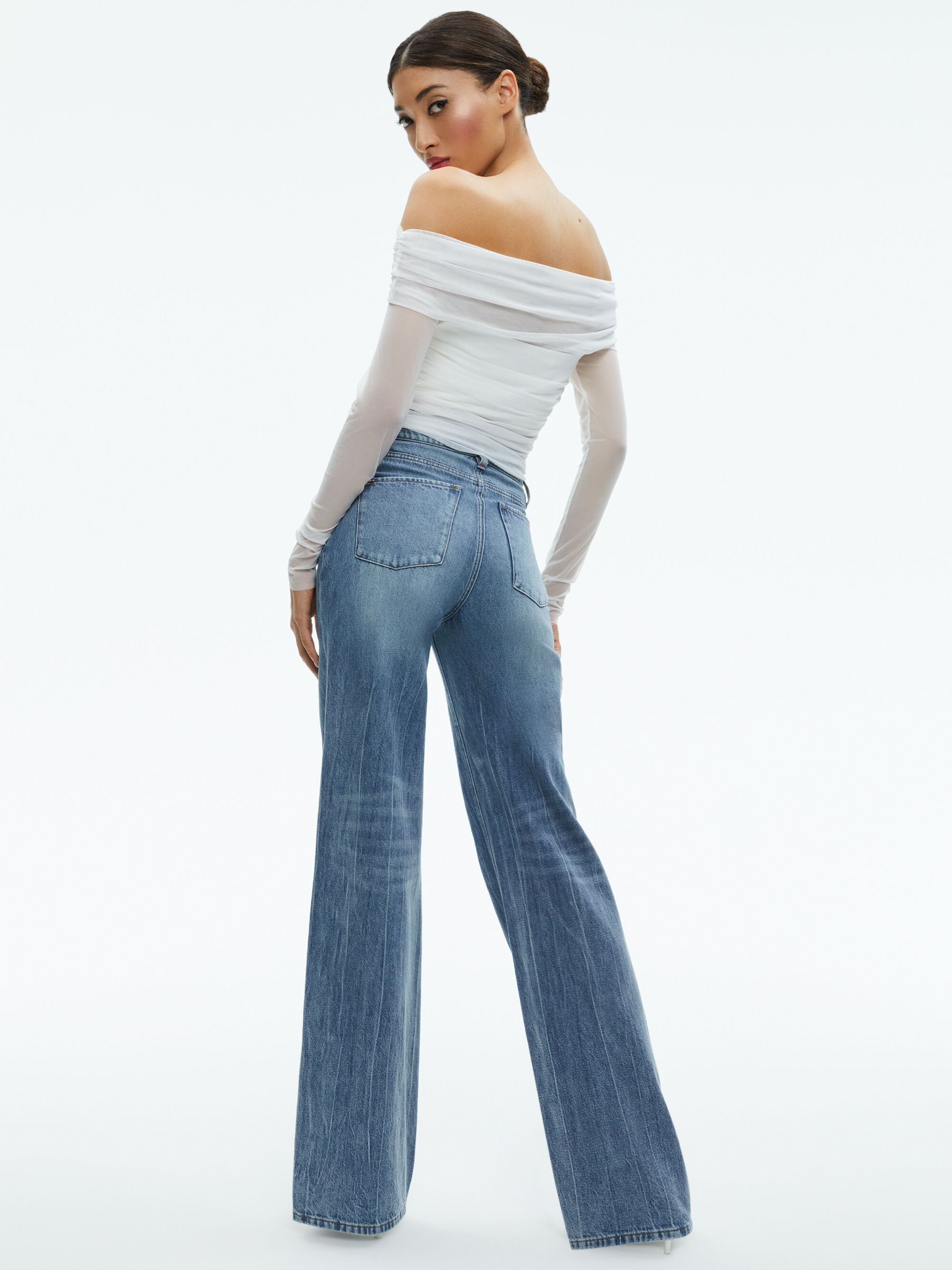 ISADOLA TOP in OFF WHITE | ALICE + OLIVIA