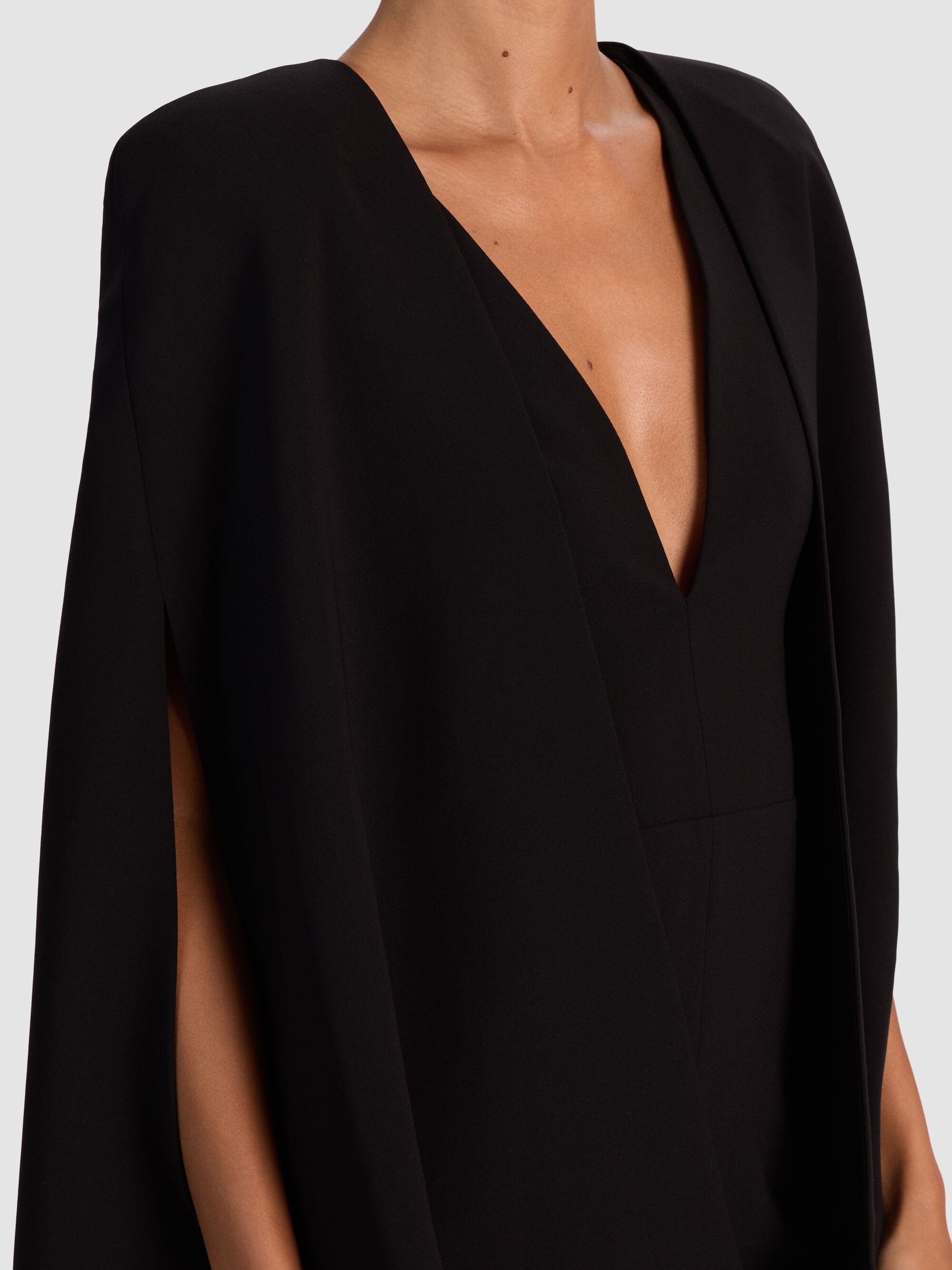 NOVA CAPE JUMPSUIT in BLACK | ALICE + OLIVIA