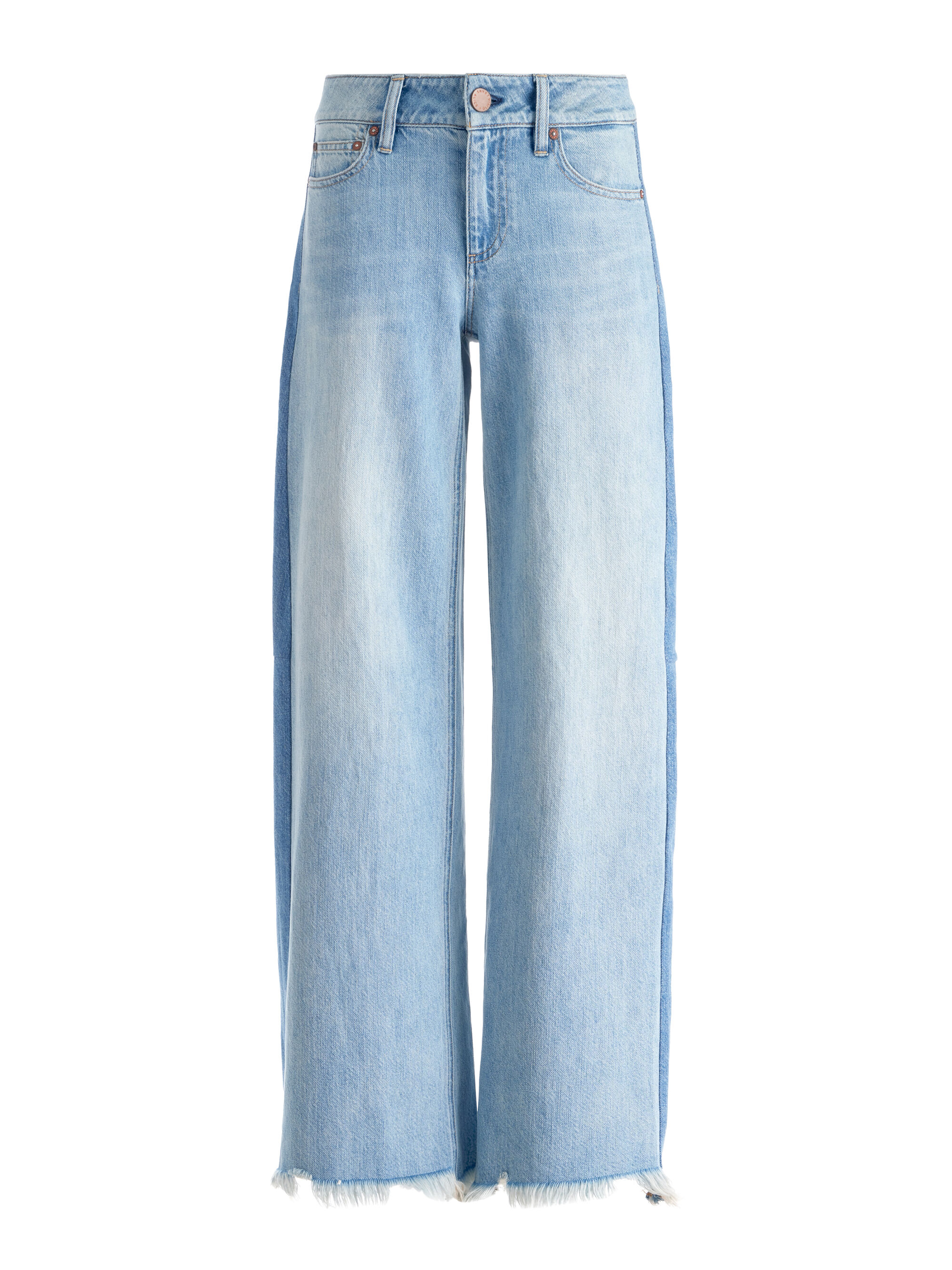STU BAGGY JEAN in GEMMA LIGHT BLUE | ALICE + OLIVIA