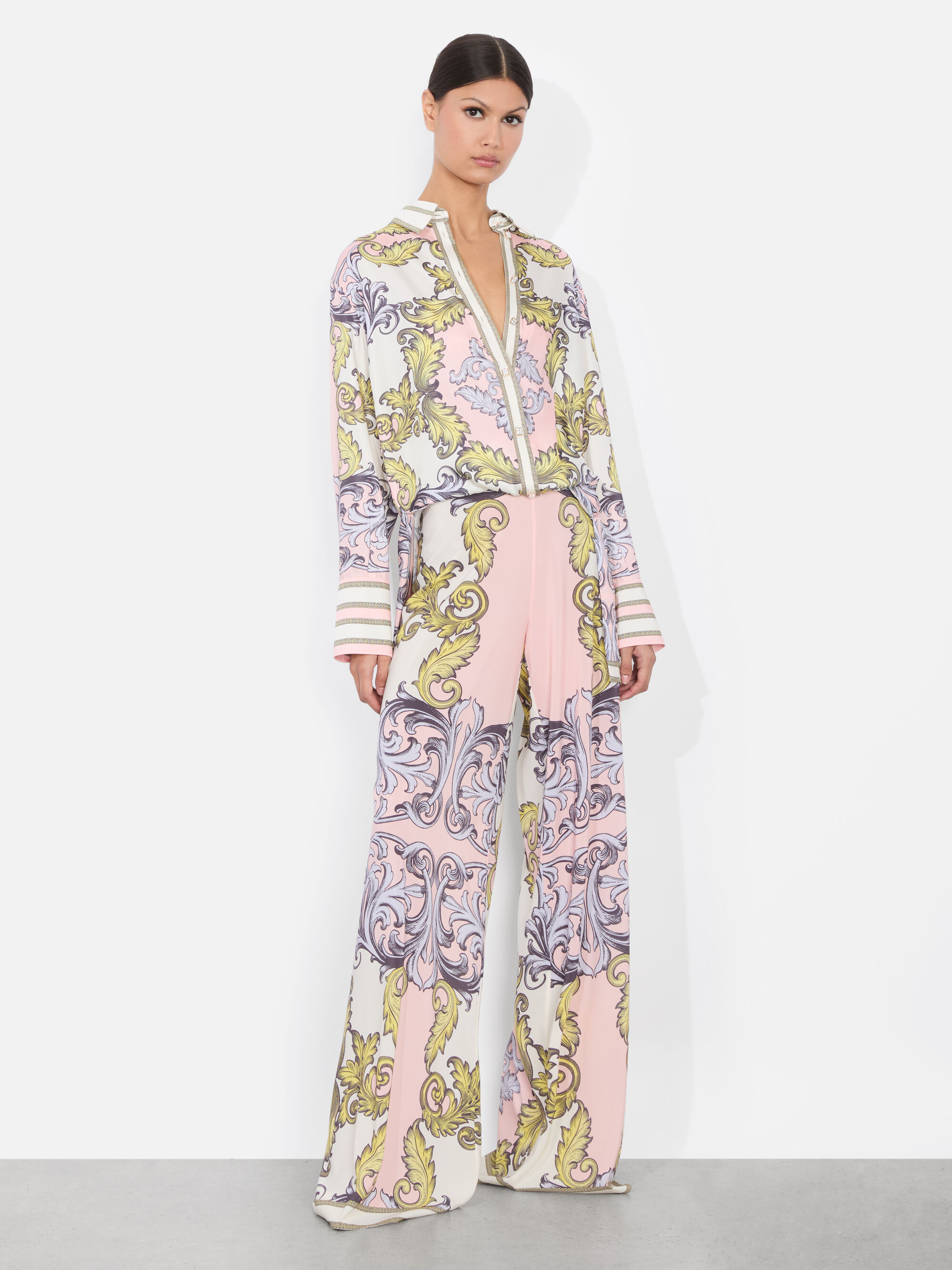 ATHENA WIDE LEG PANT in DAY DREAMER | ALICE + OLIVIA