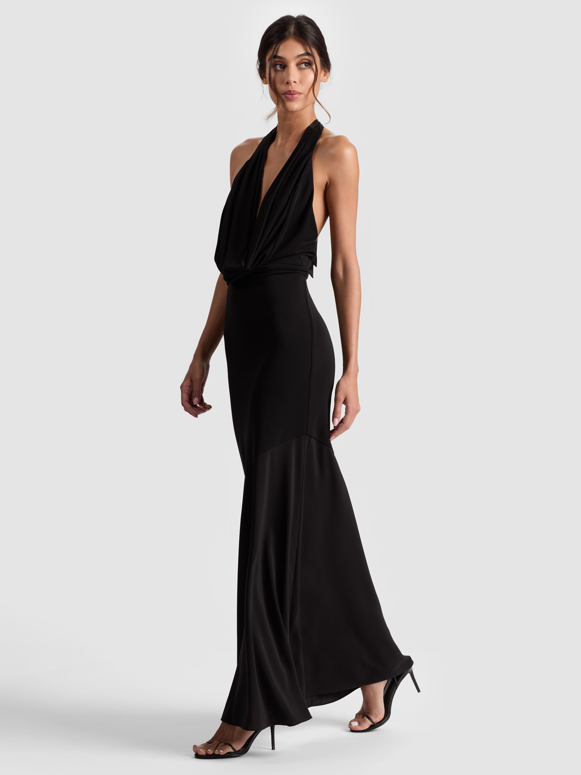 DANI MAXI DRESS in BLACK | ALICE + OLIVIA