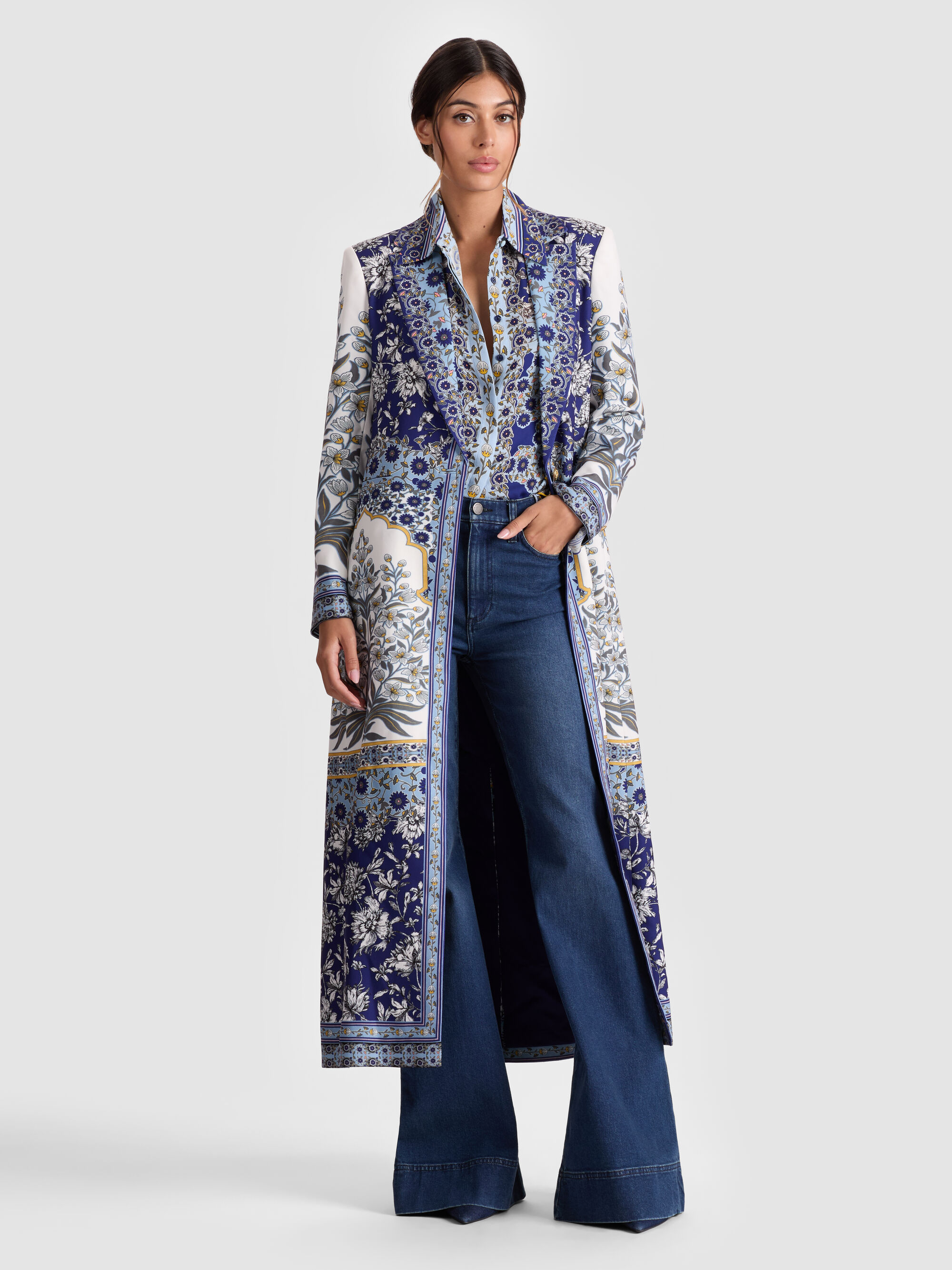 MACEY FITTED BLAZER in FOREVERMORE | ALICE + OLIVIA