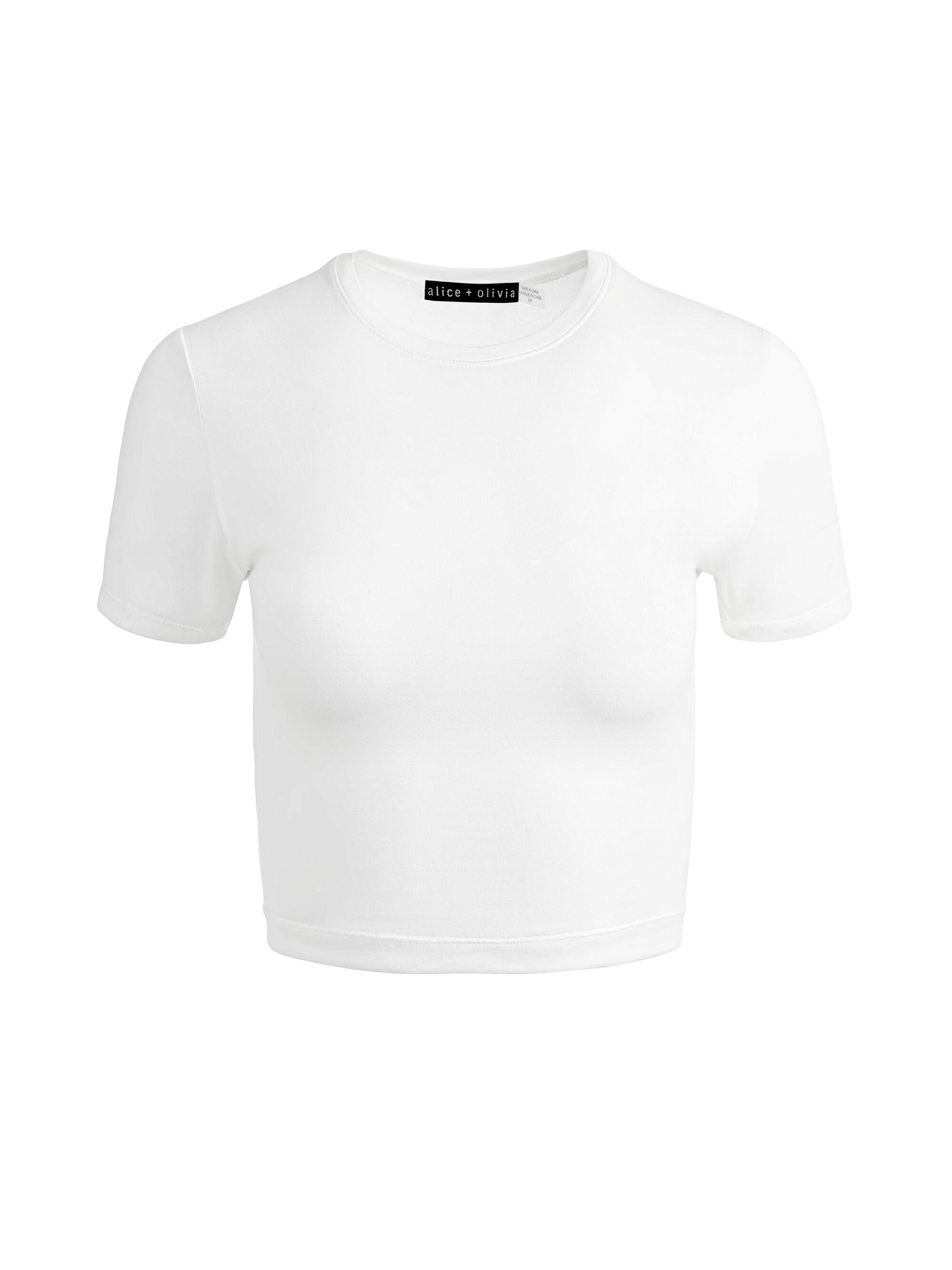 ONIE BABY TEE in OFF WHITE | ALICE + OLIVIA