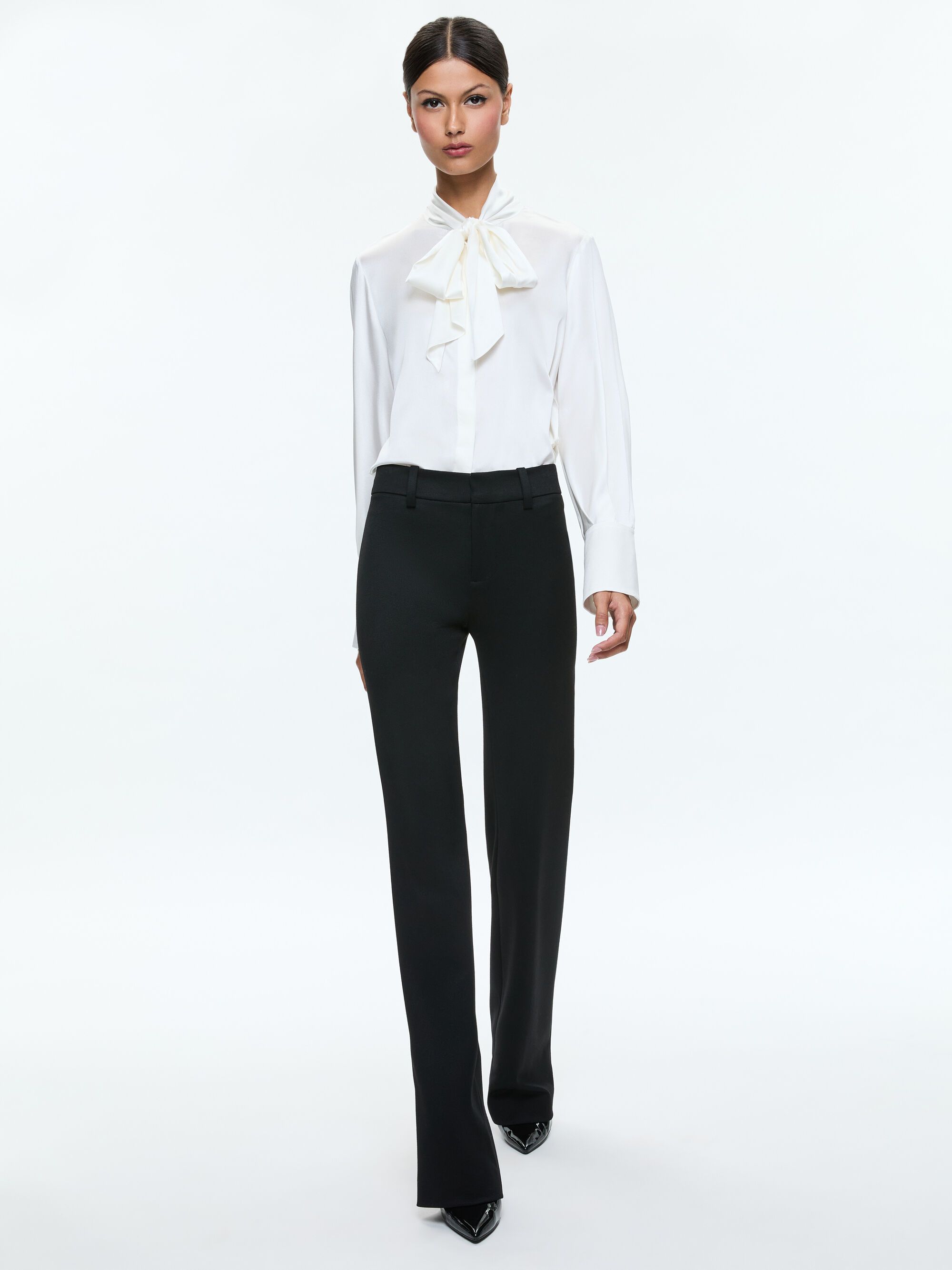 LLOYD BUTTON DOWN in OFF WHITE | ALICE + OLIVIA