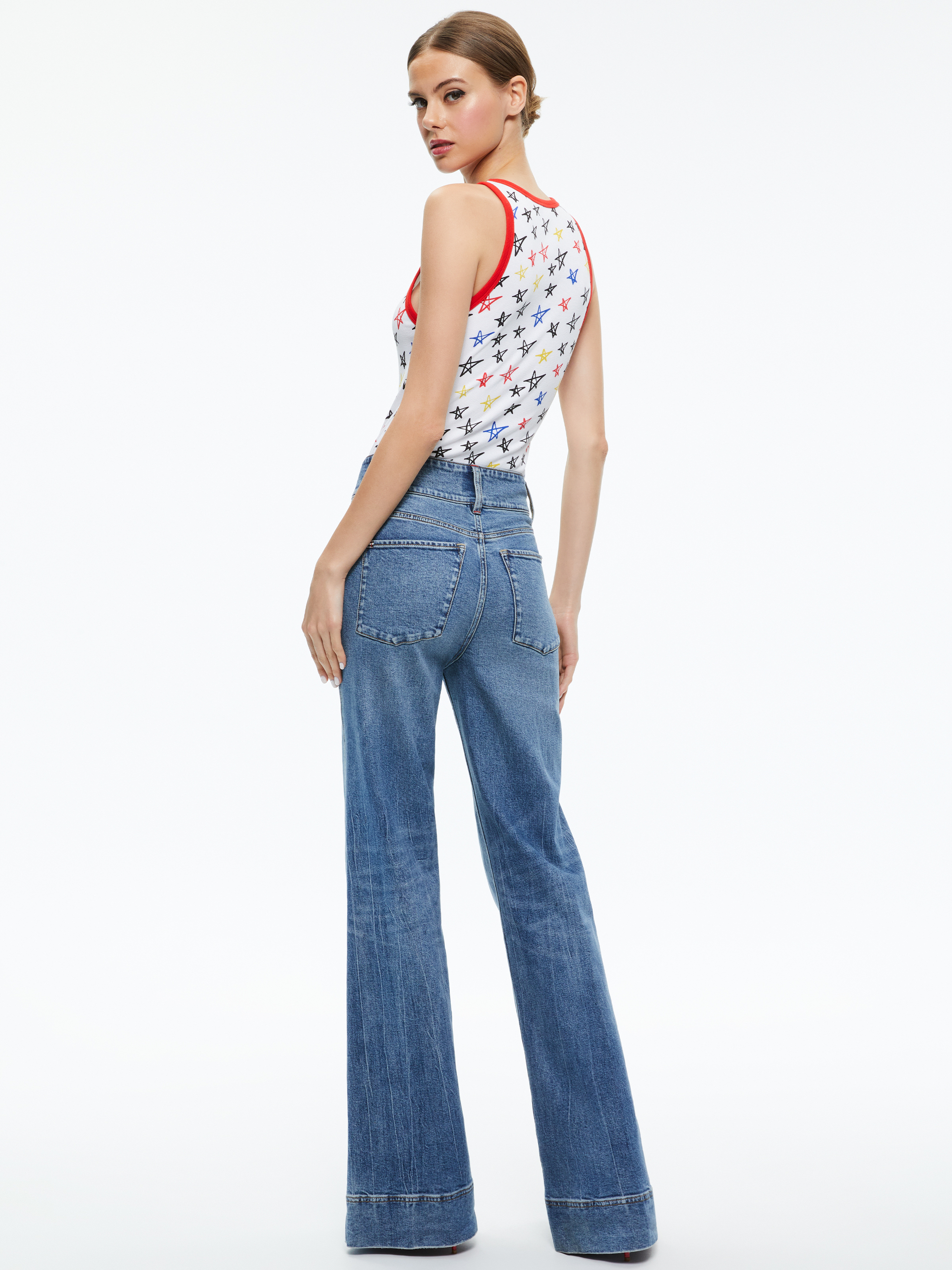 A+o X Lele Pons Stars Allen Tank In Cosmic Light | Alice + Olivia